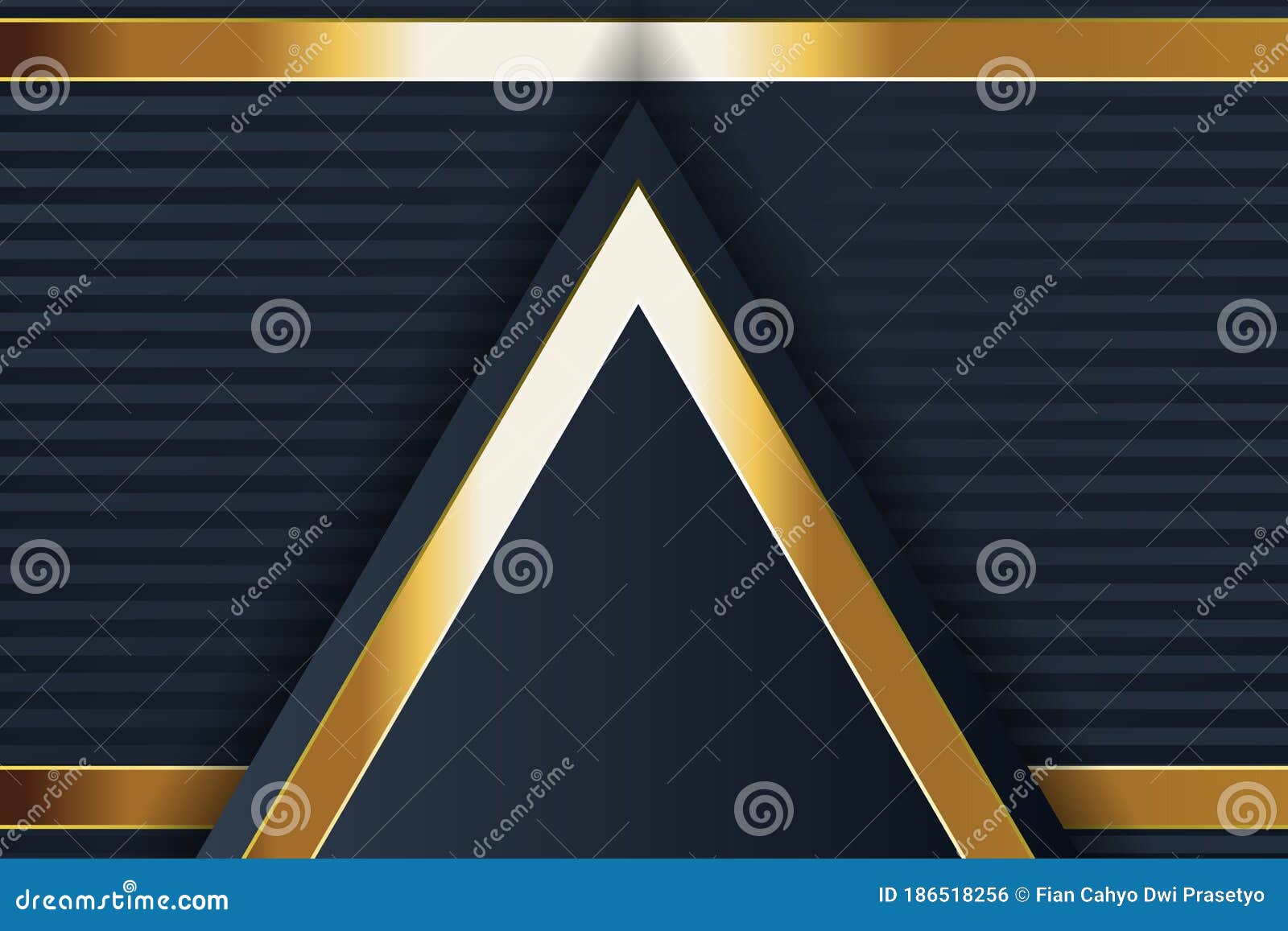 Gold Banner Design with Minimalist Modern Style Gold Luxury Stock ...