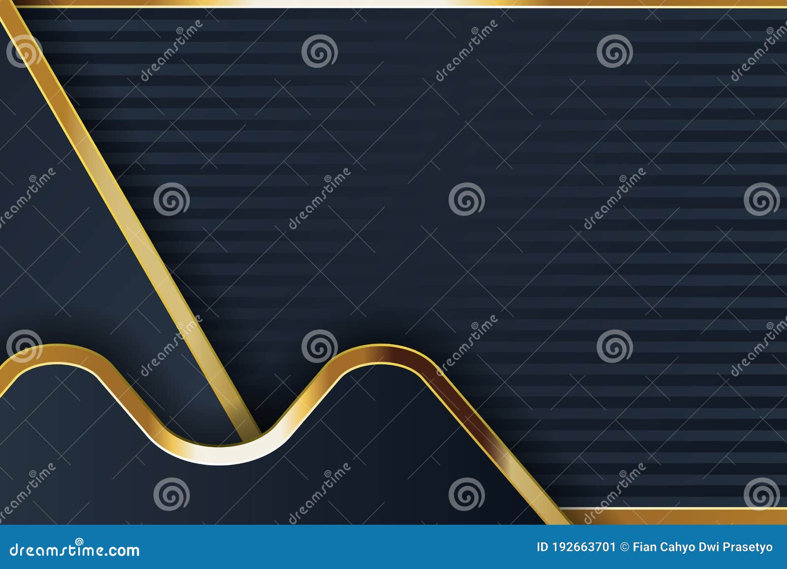 Gold Banner Design with Minimalist Modern Style Gold Luxury Stock ...