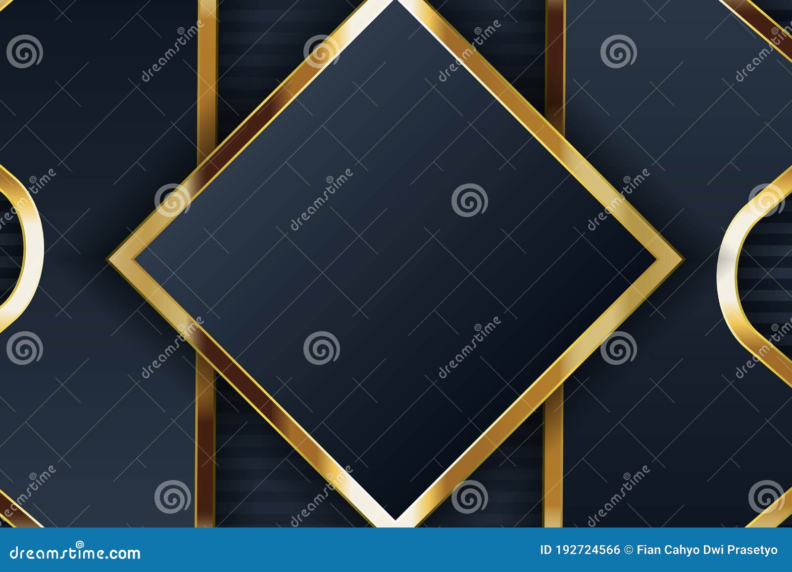 Gold Banner Design with Minimalist Modern Style Gold Luxury Stock ...