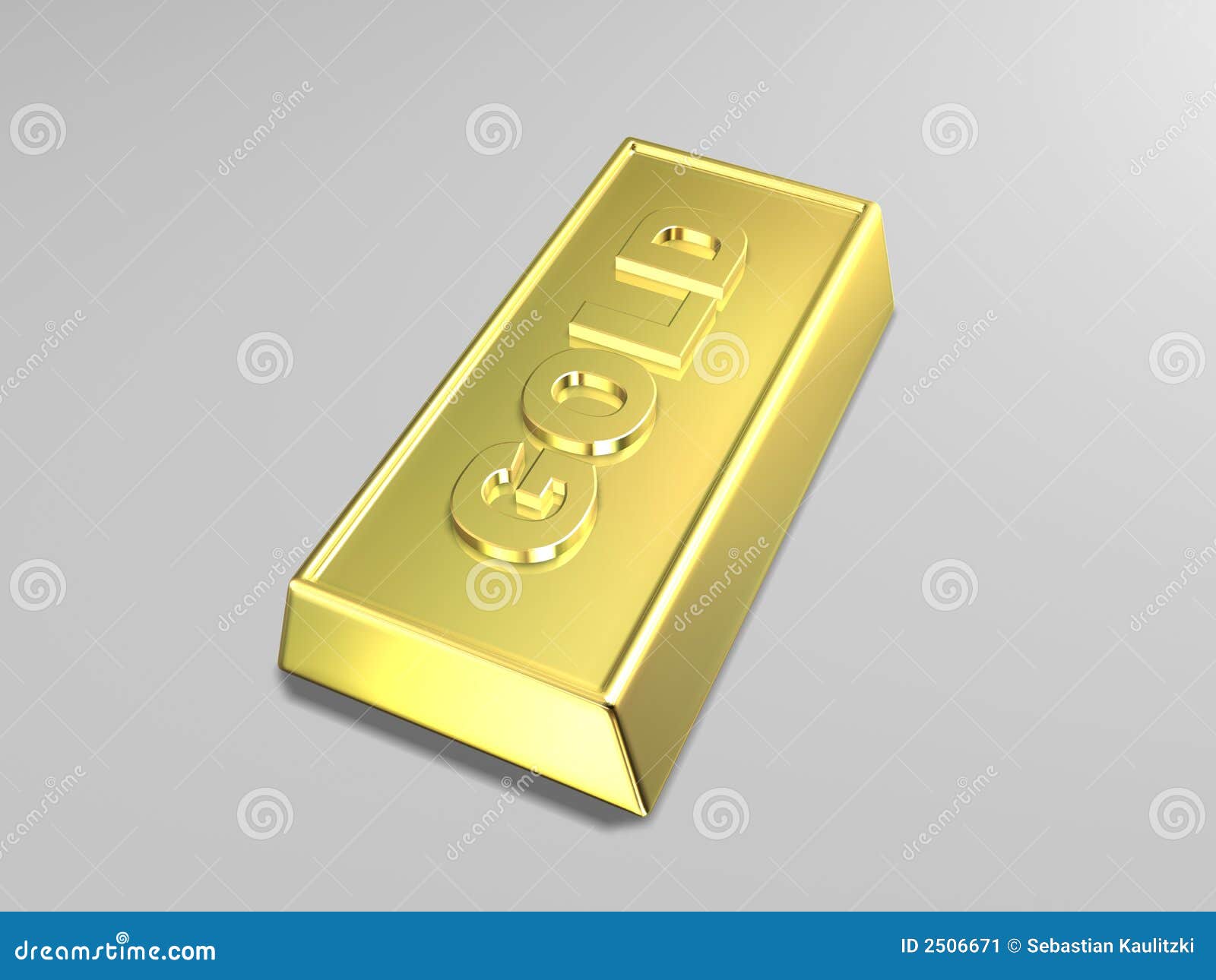 Gold bar stock illustration. Illustration of finance, presentation ...