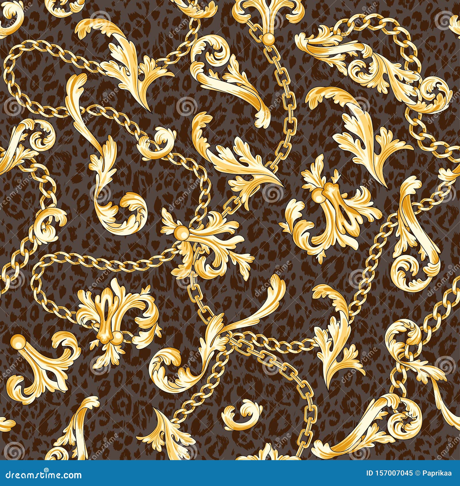 Chains Mixed on Animal Backdrop Stock Vector - Illustration of ...