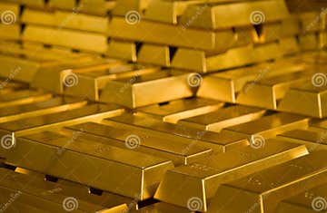Gold bars stock photo. Image of close, metal, yellow - 10404760