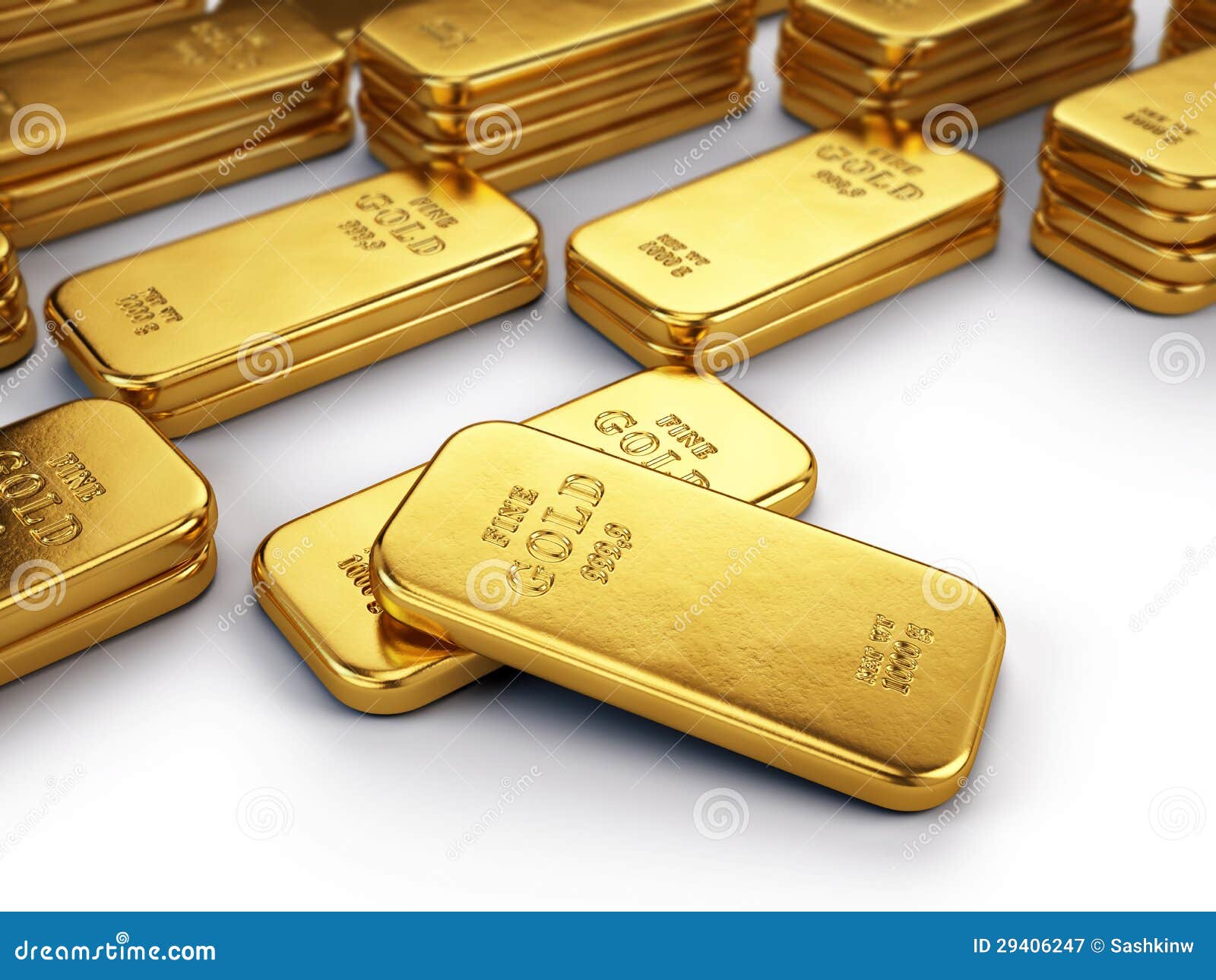 Gold bars stock illustration. Illustration of bank, millionaire - 29406247