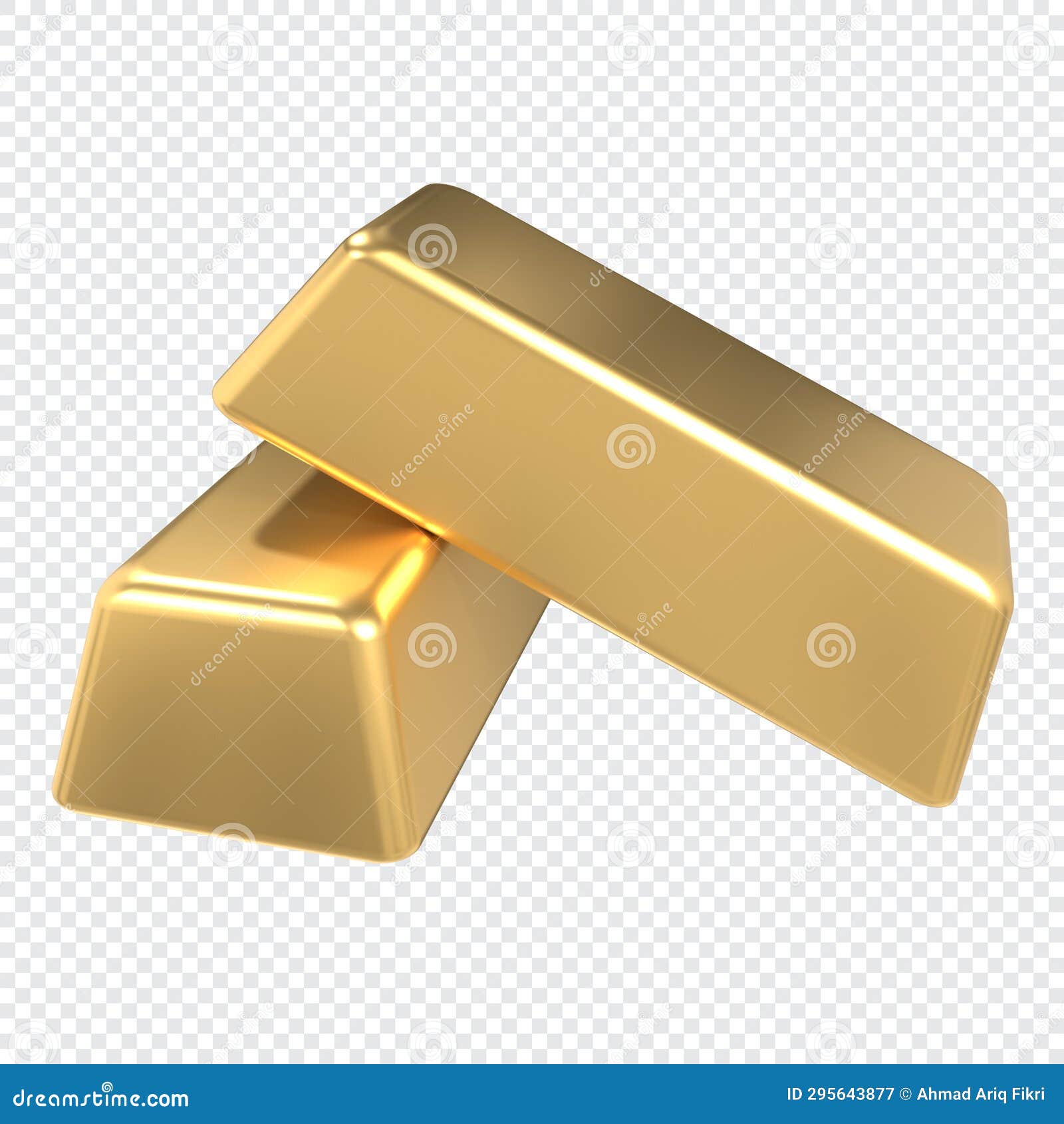 Gold Bars. 3D Realistic Gold Bar. Financial Concept Stock Image ...