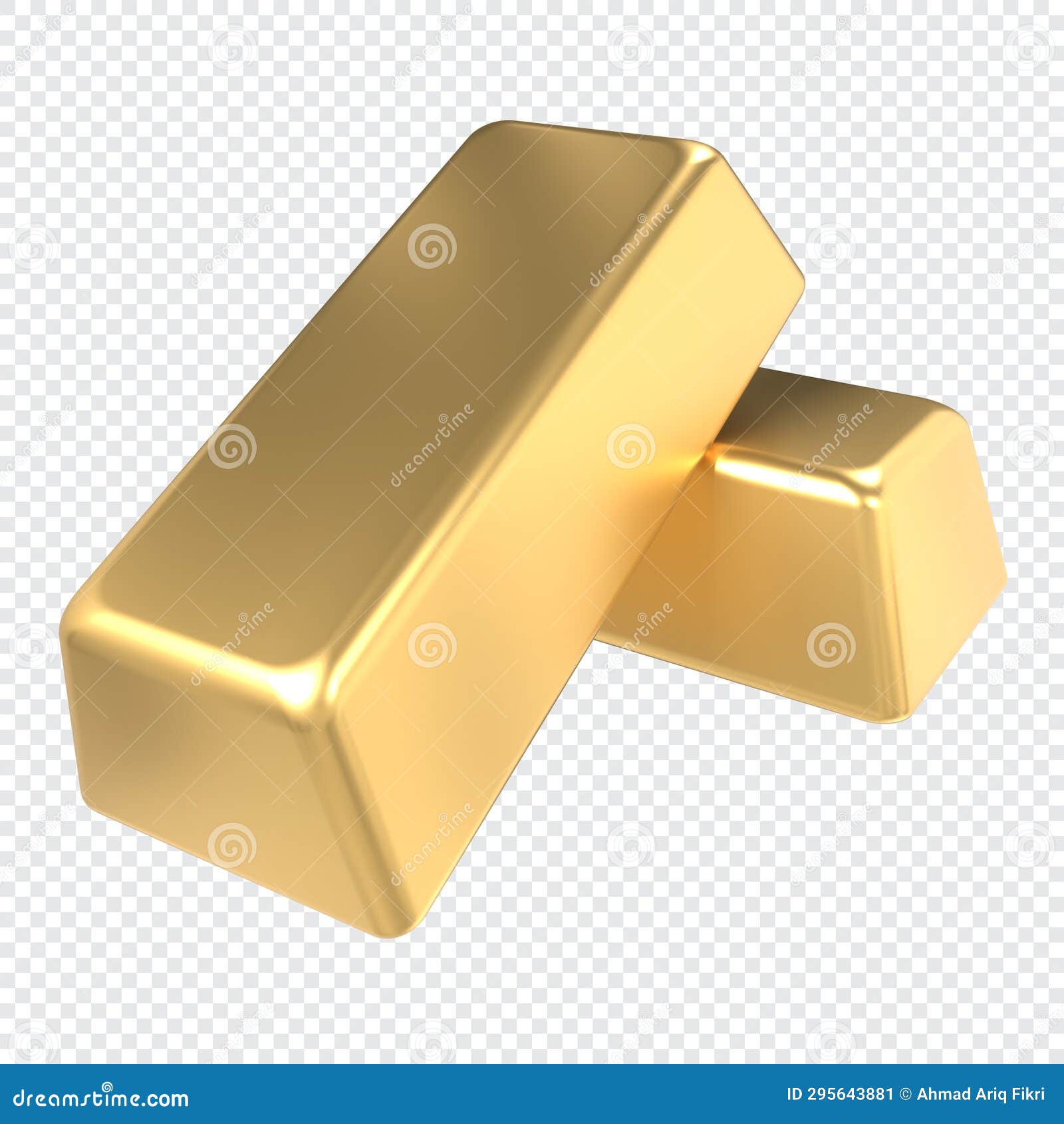 Gold Bars. 3D Realistic Gold Bar. Financial Concept Stock Image ...