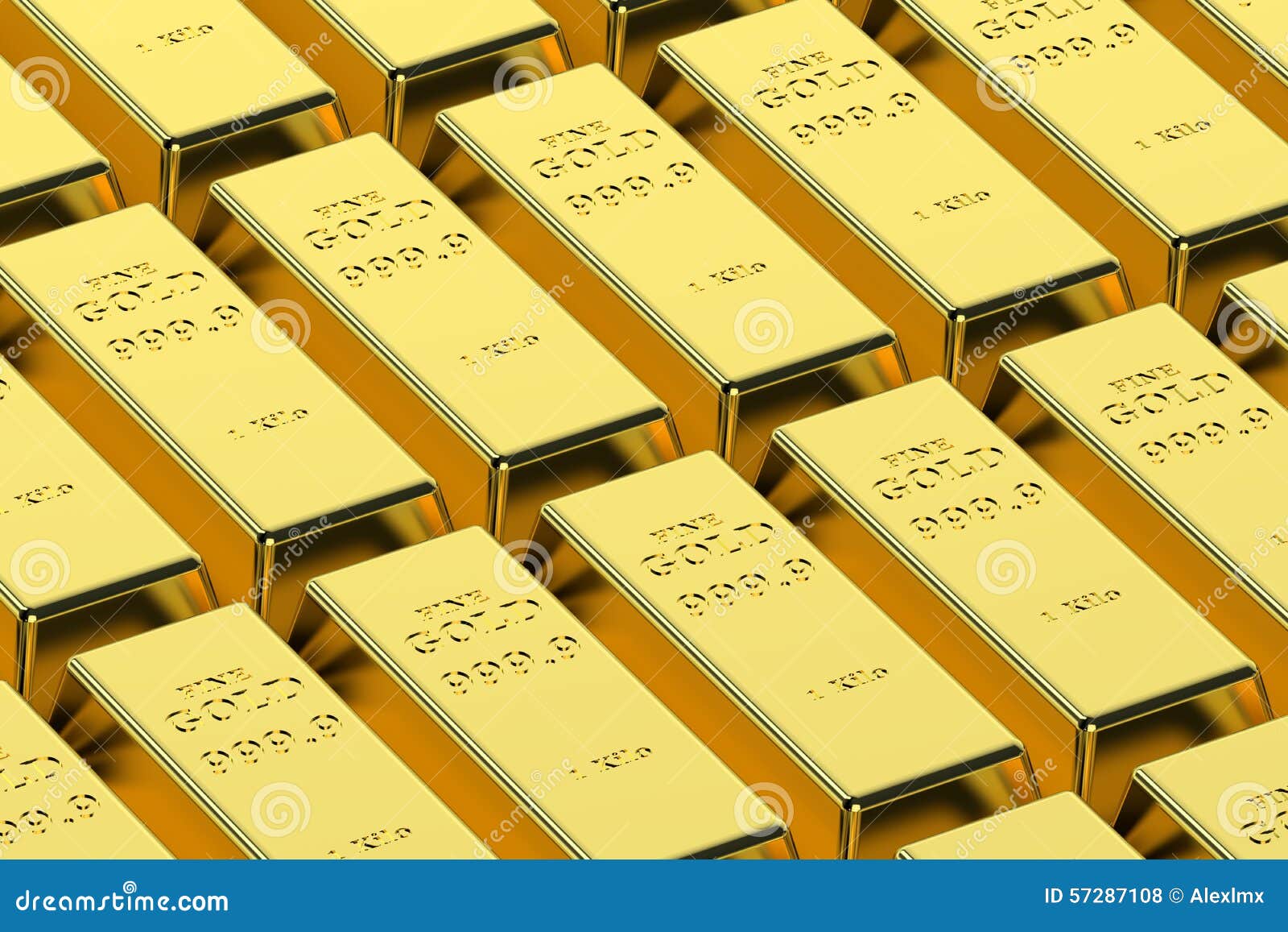 Gold bars stock illustration. Illustration of bars, reserves - 57287108