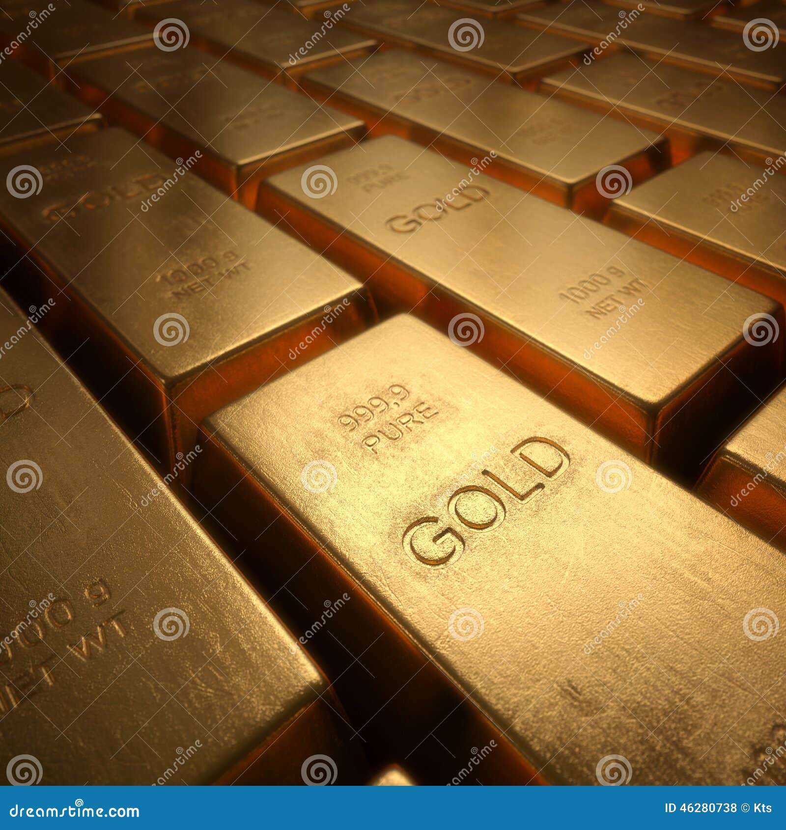 Gold Bars stock photo. Image of reserve, treasure, ingot - 46280738