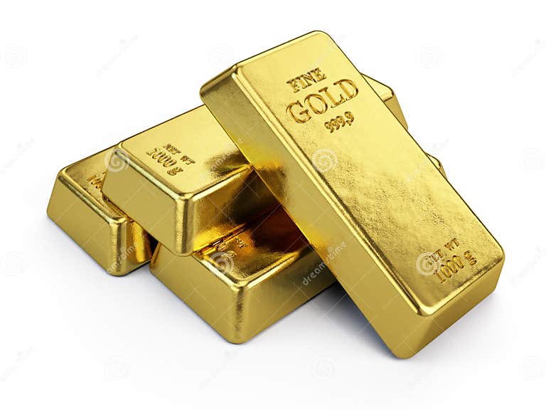 Gold Bars stock illustration. Illustration of deposit - 30142271