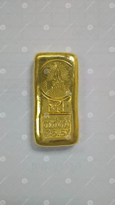 Gold bars editorial stock photo. Image of bars, thai - 110638248