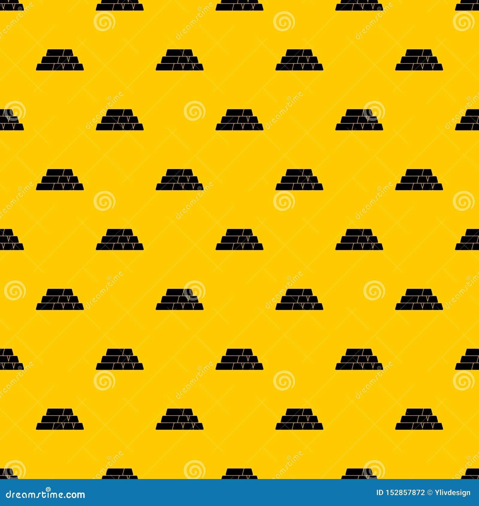 Gold bars pattern vector stock vector. Illustration of banking - 152857872