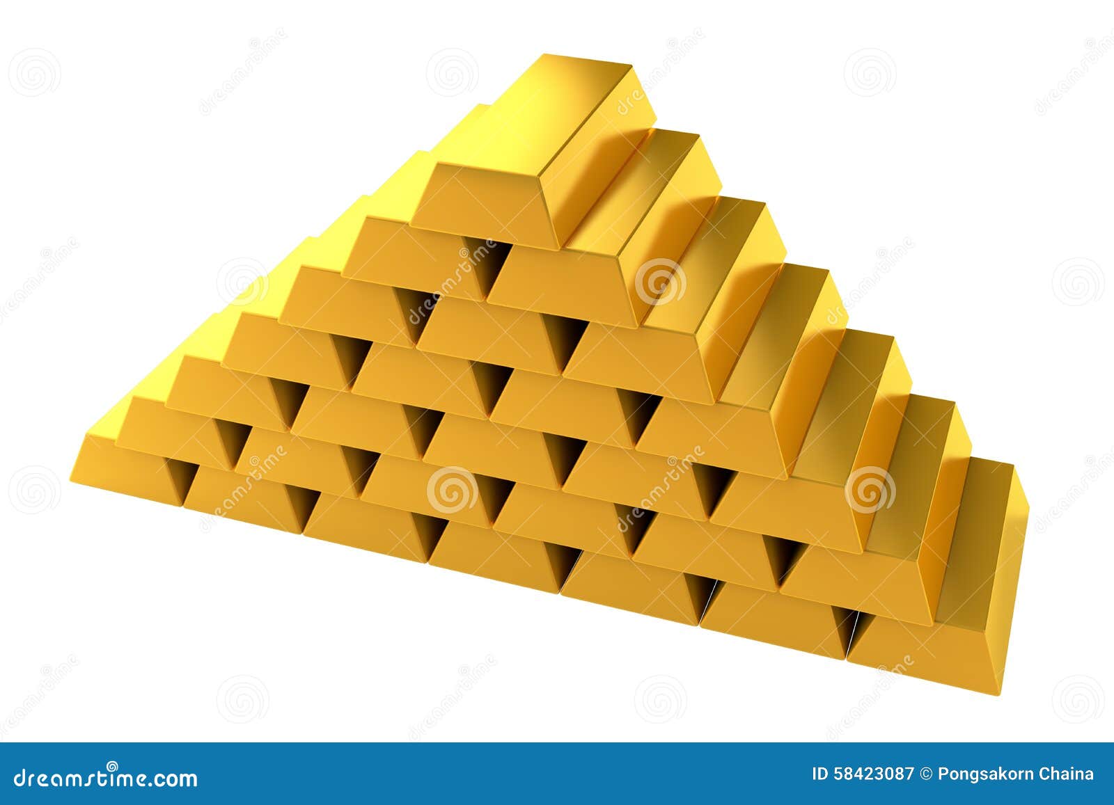 Pyramid Of Gold Bars