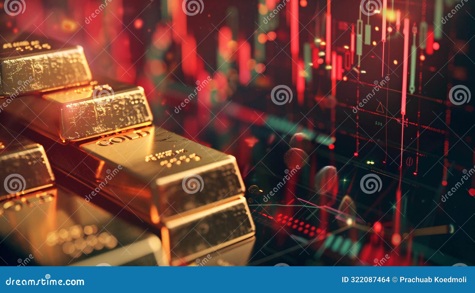 Downtrend Candlestick Chart Vector Financial Charts Colored Icon Or ...
