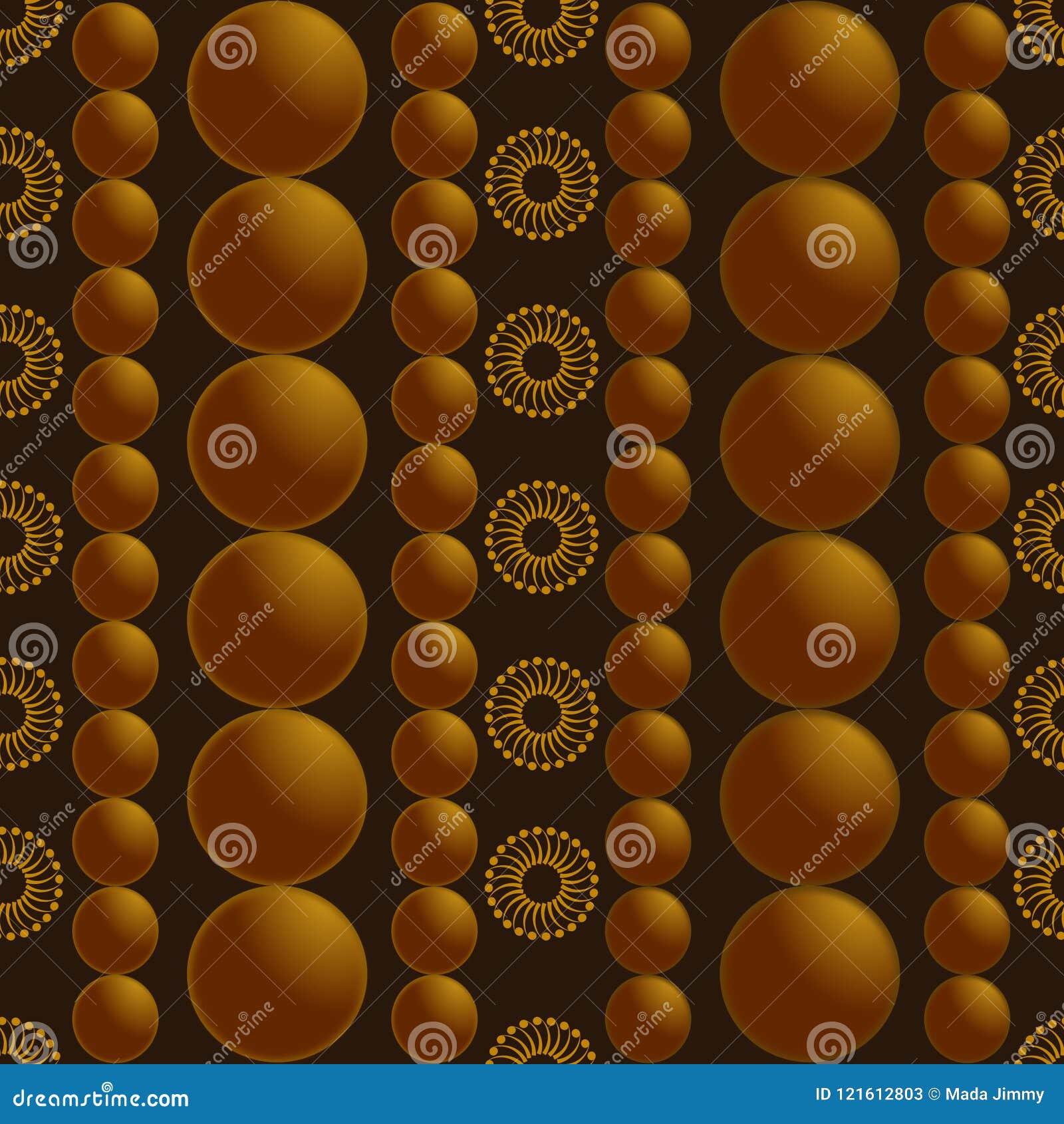 Gold Beads Pattern Background Illustrations Stock Illustration ...