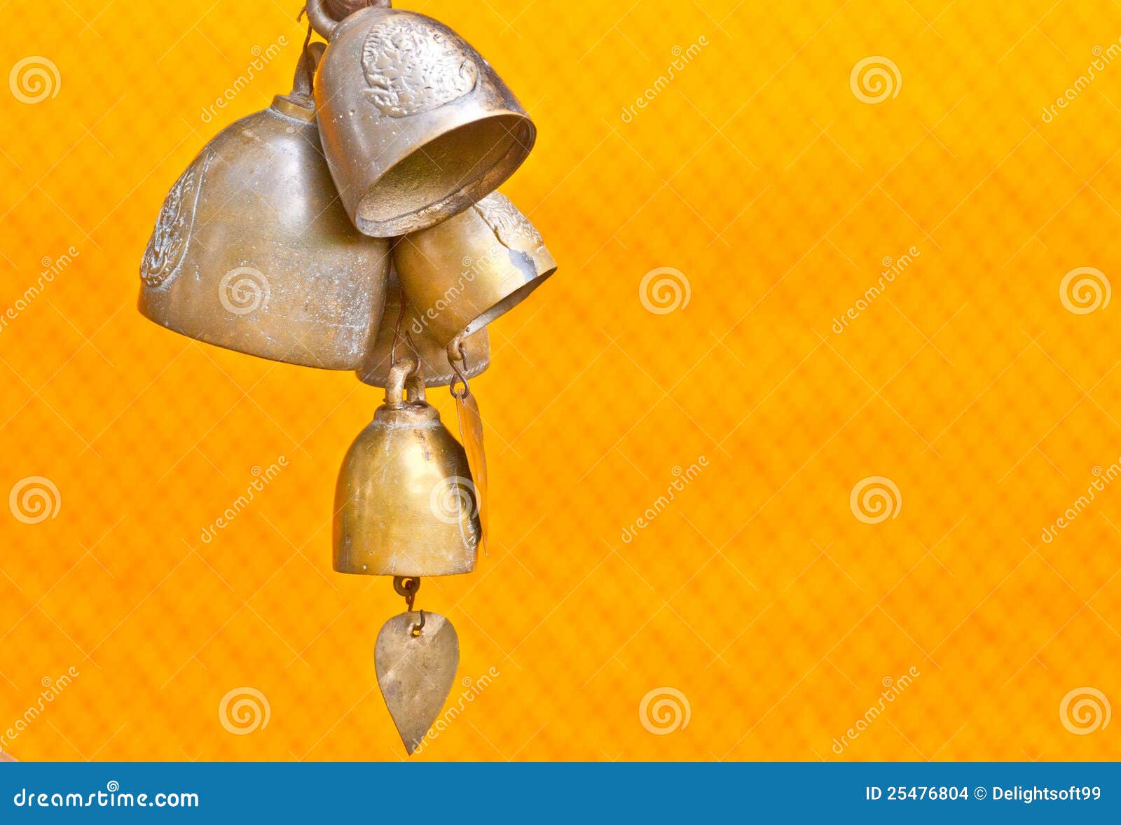 Gold Bell stock photo. Image of church, decorative, object - 25476804