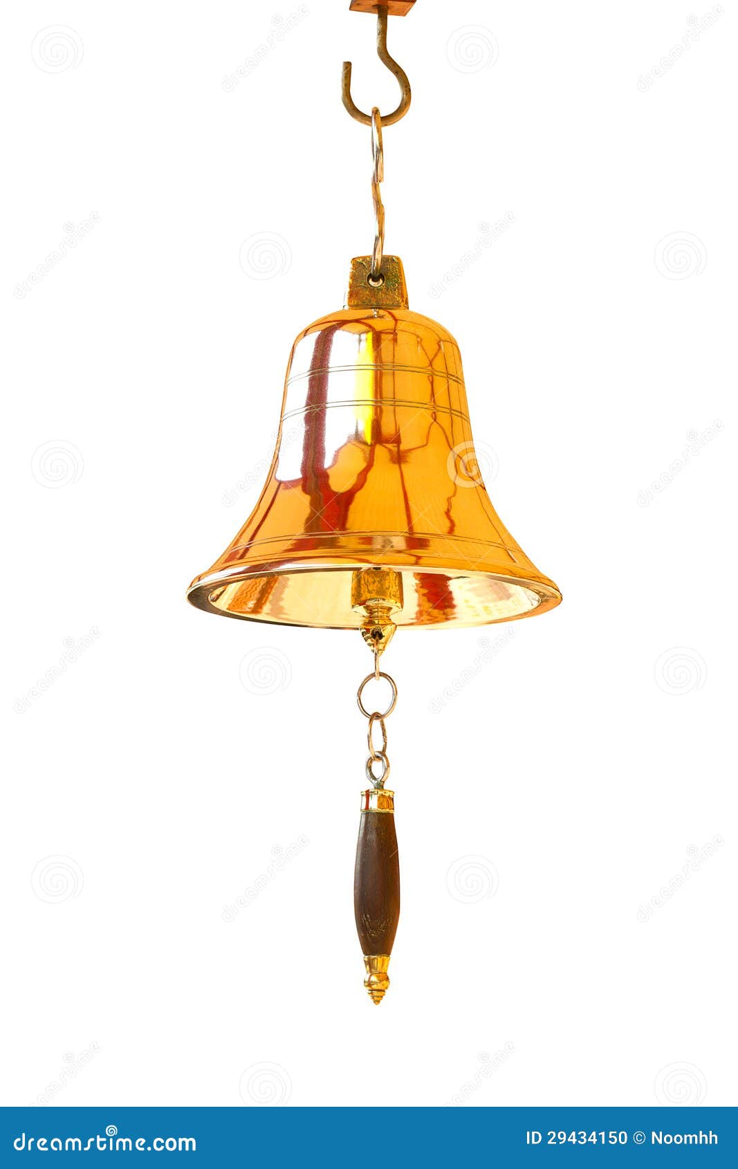 Gold bell. stock photo. Image of architecture, outdoor - 29434150