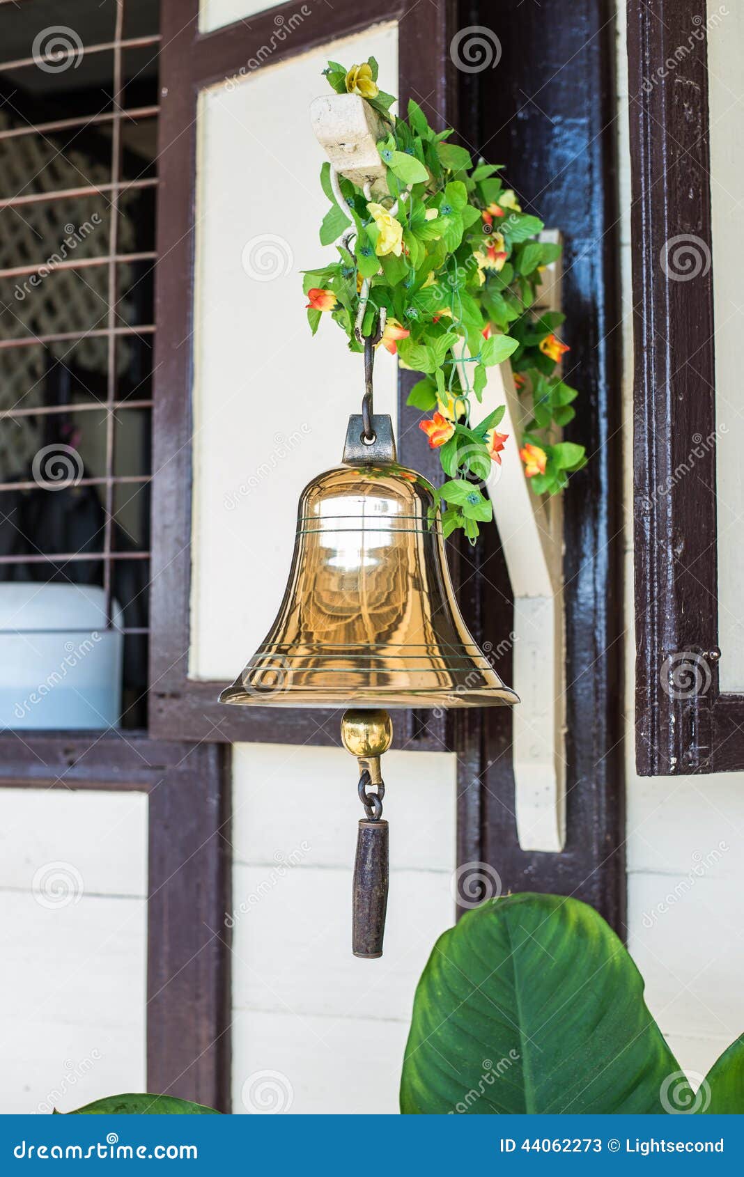 Gold Bell in Railway Station Stock Image - Image of gold, ethnicity ...
