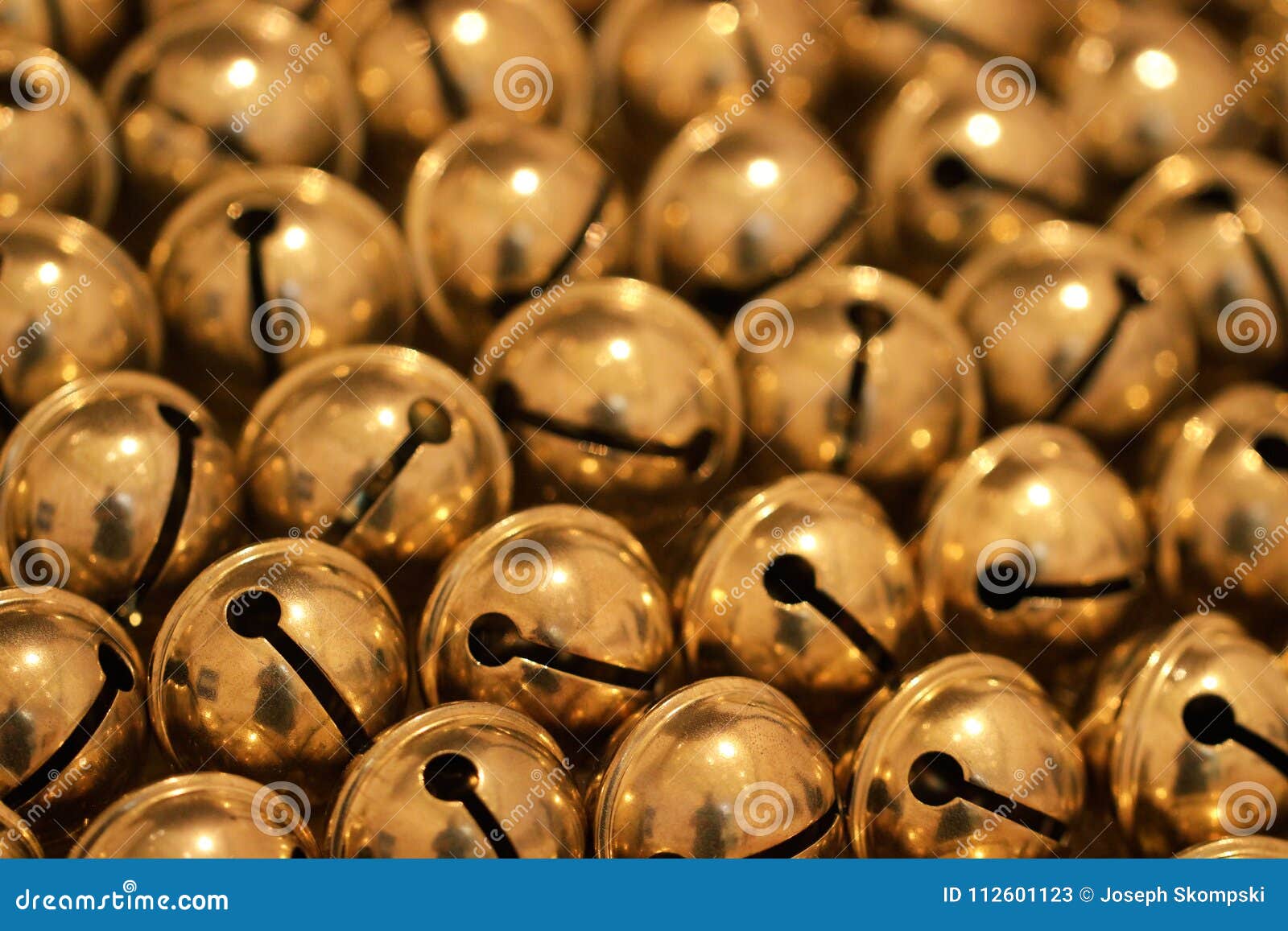 Gold Bell Texture stock image. Image of ring, selective - 112601123