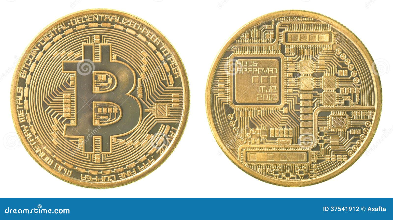 Gold bitcoin stock photo. Image of finance, coin, market - 37541912