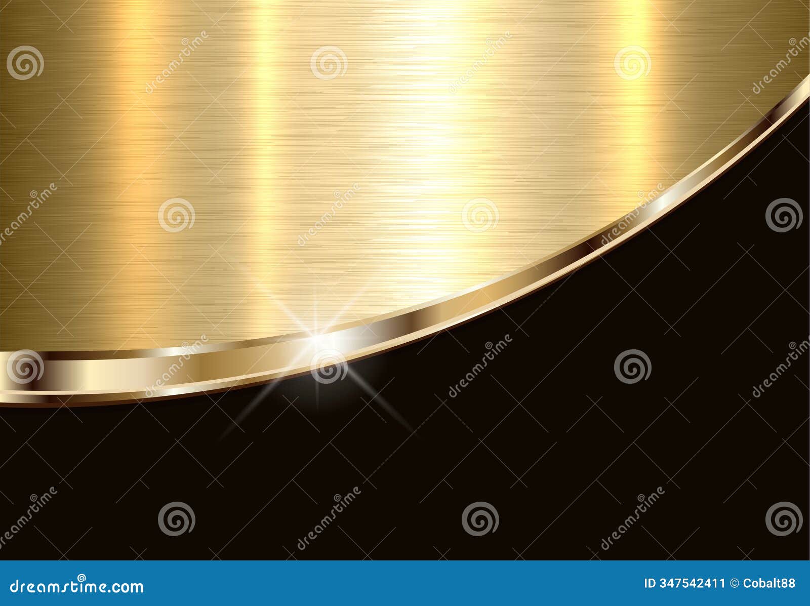 Golden Brushed Sheet Texture. Seamless Gold Pattern Stock Photography ...
