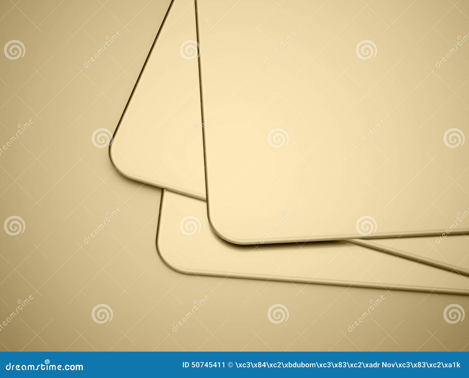 Gold blank card concept stock illustration. Illustration of futuristic ...
