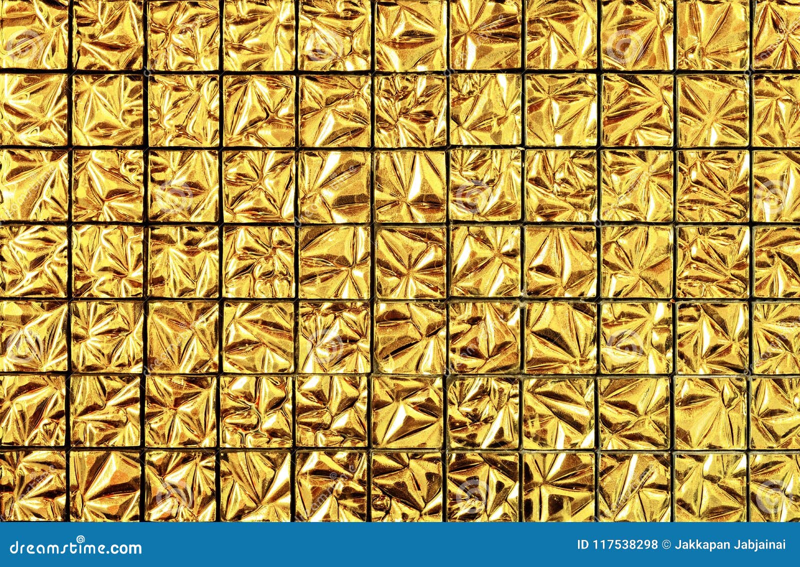 Gold Block Square Seamless Pattern Stock Photo - Image of architecture ...