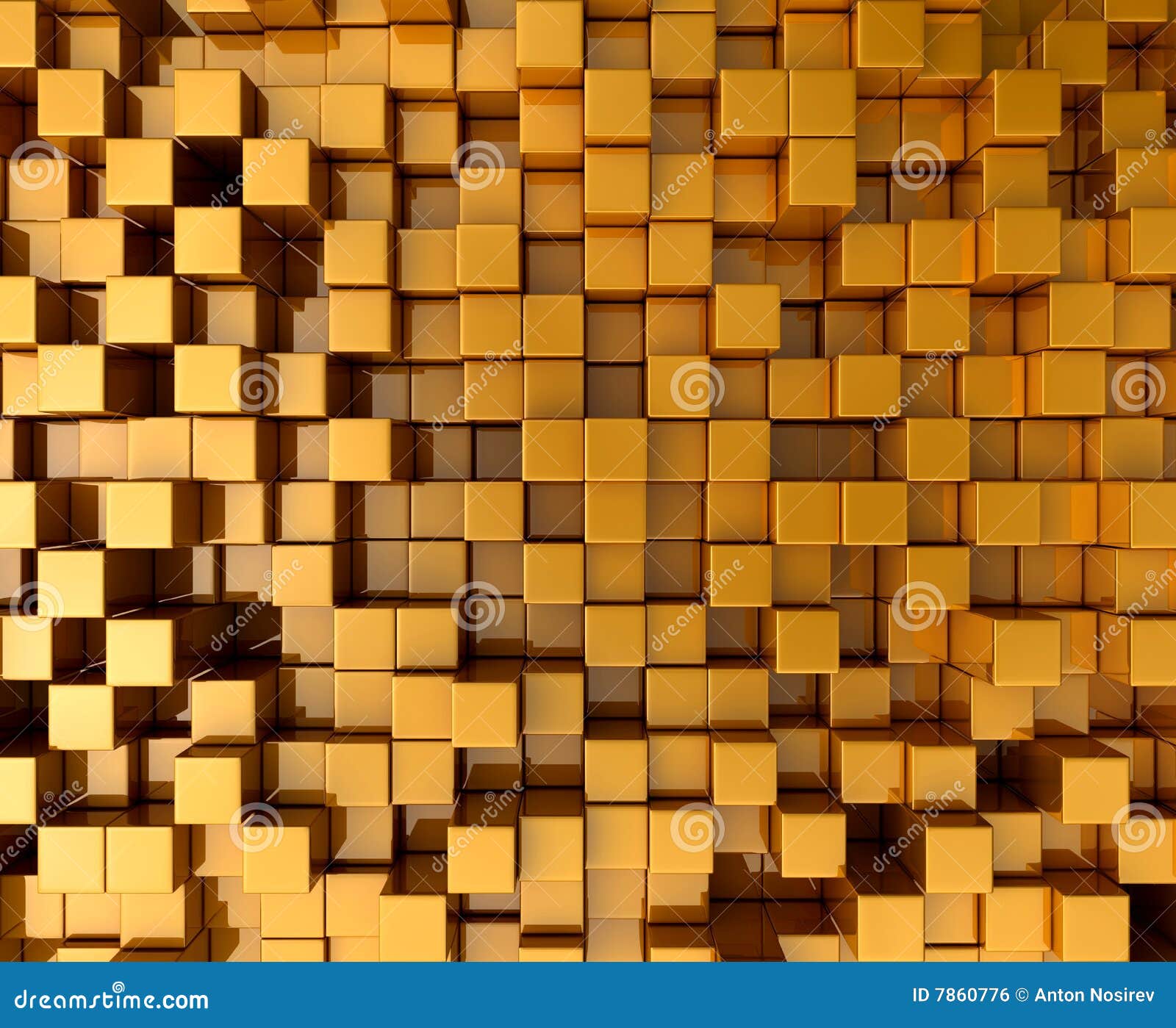 Gold Blocks stock illustration. Illustration of wallpaper - 7860776