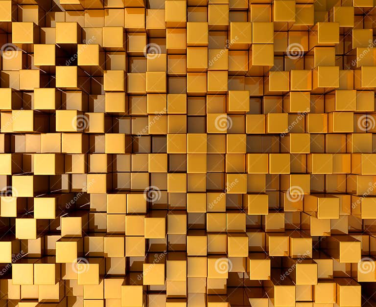 Gold Blocks stock illustration. Illustration of wallpaper - 7860776