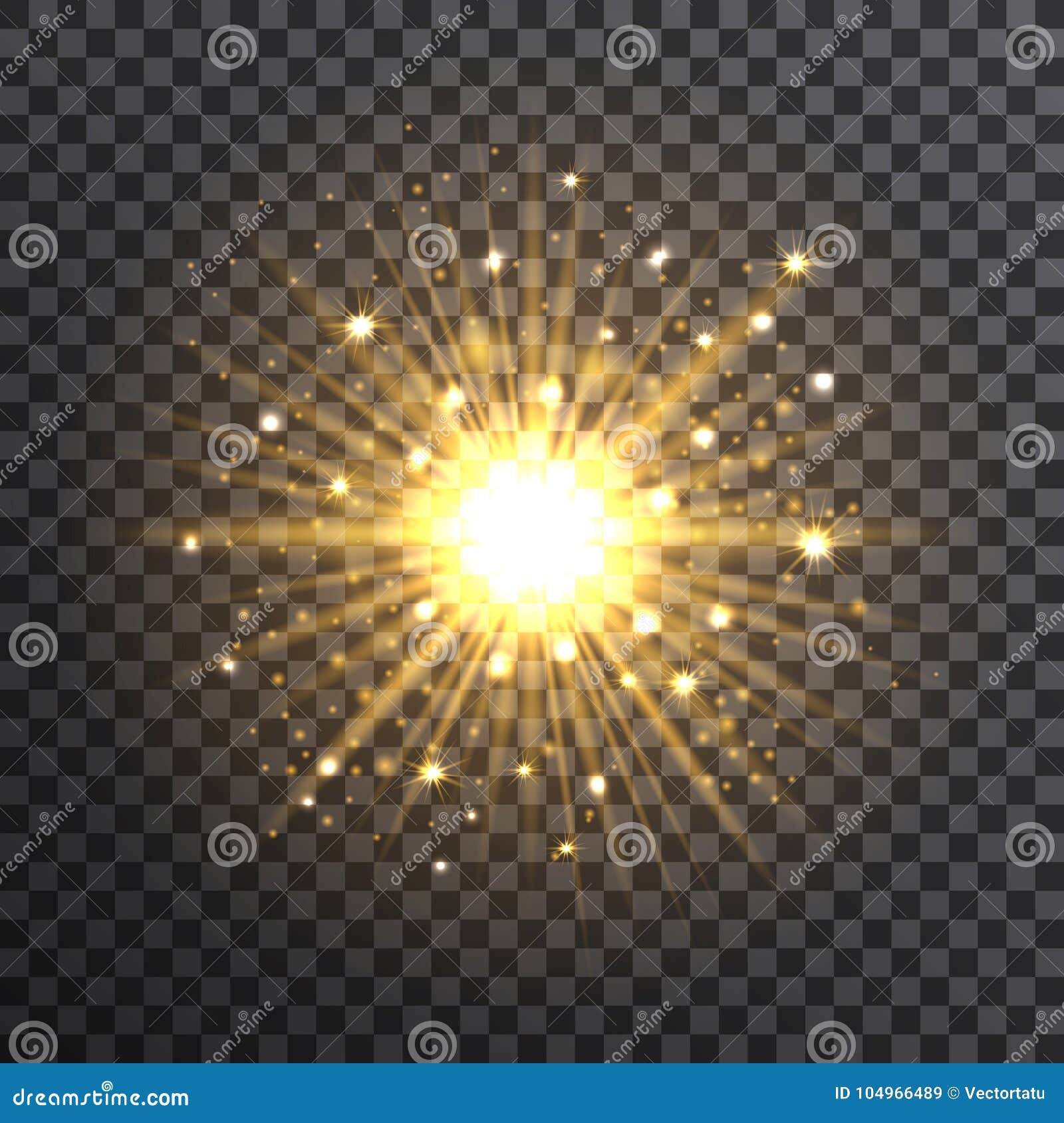 Gold Bokeh Sunburst on Transparent Background Stock Vector ... Gold Bokeh Sunburst on Transparent Background Stock Vector ...