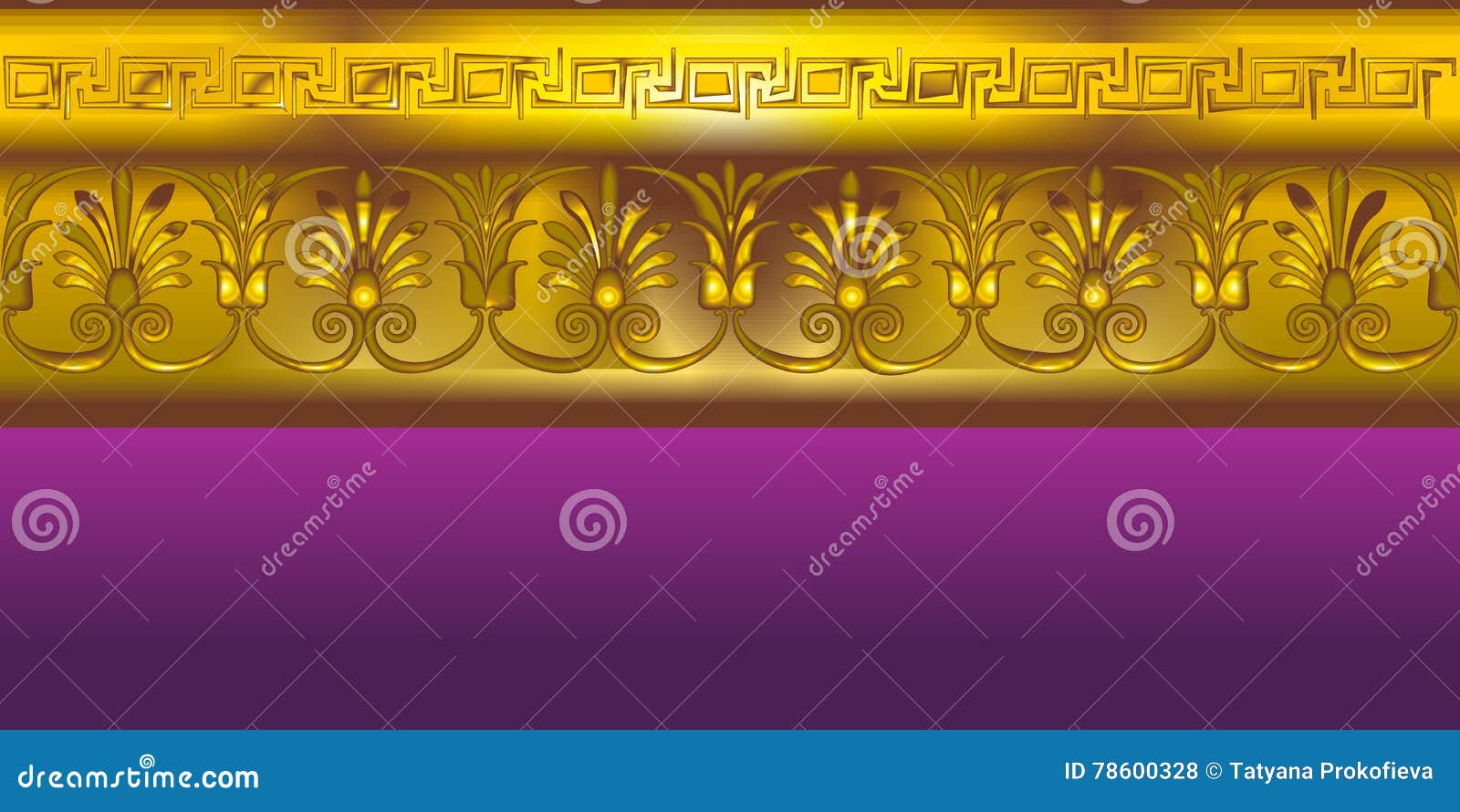 Greek Gold Border