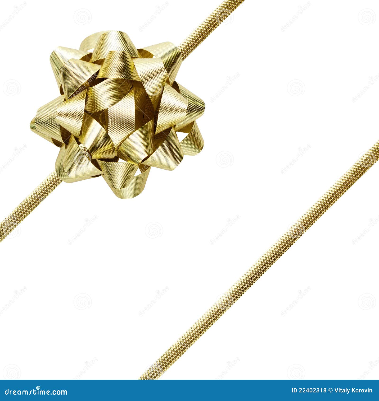 Gold bow stock photo. Image of christmas, card, paper - 22402318