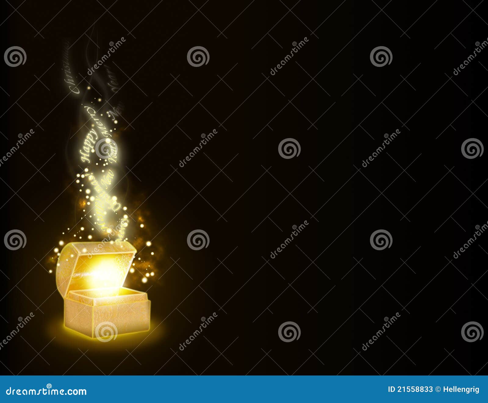 Gold box stock illustration. Illustration of beam, happy - 21558833
