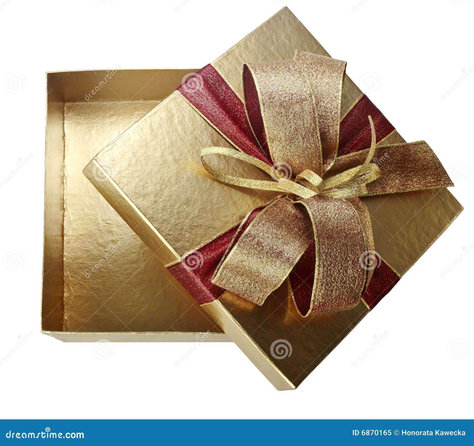 Gold box stock image. Image of celebrate, holiday, gift - 6870165