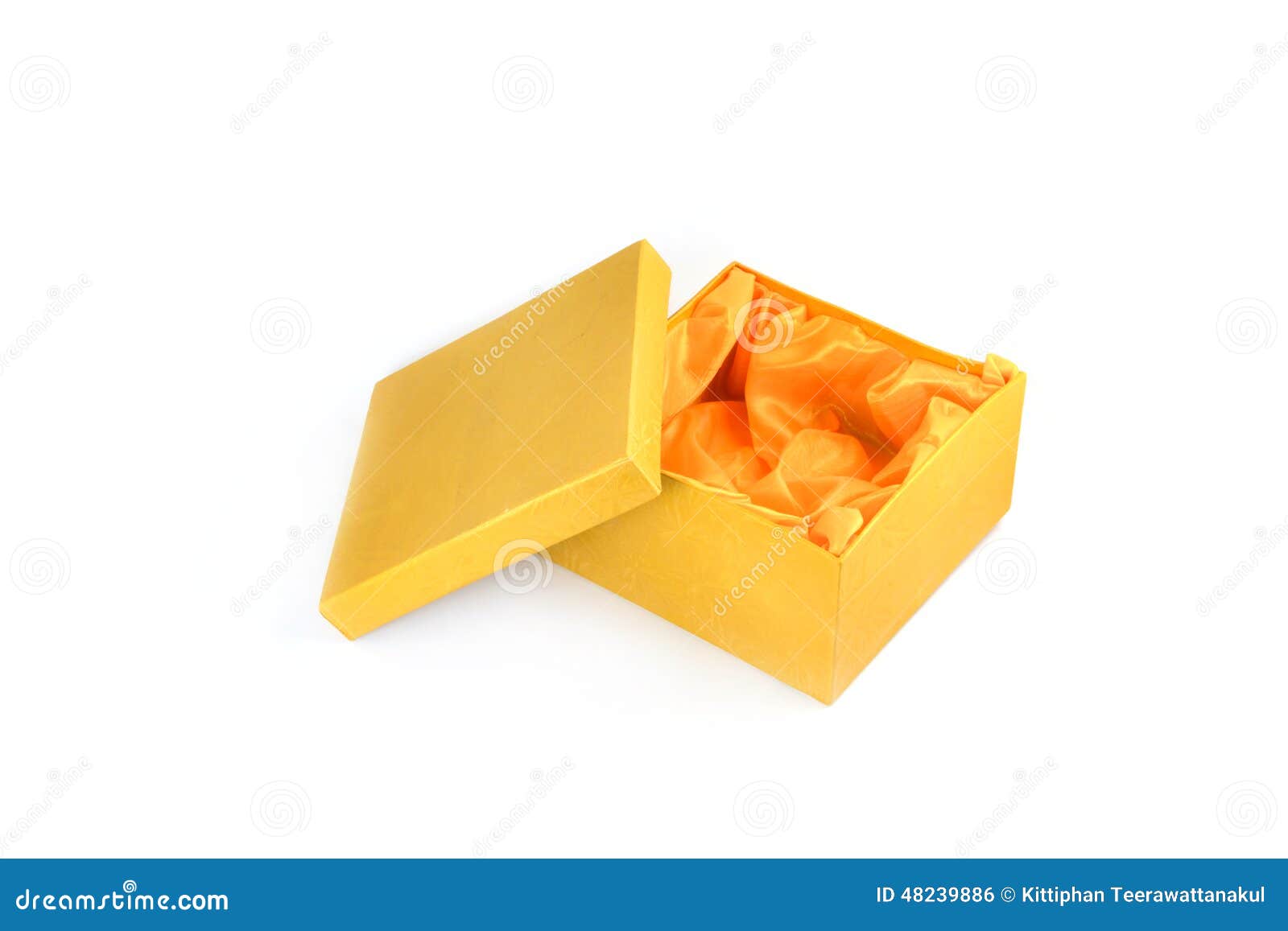 Gold box isolated stock photo. Image of isolated, present - 48239886