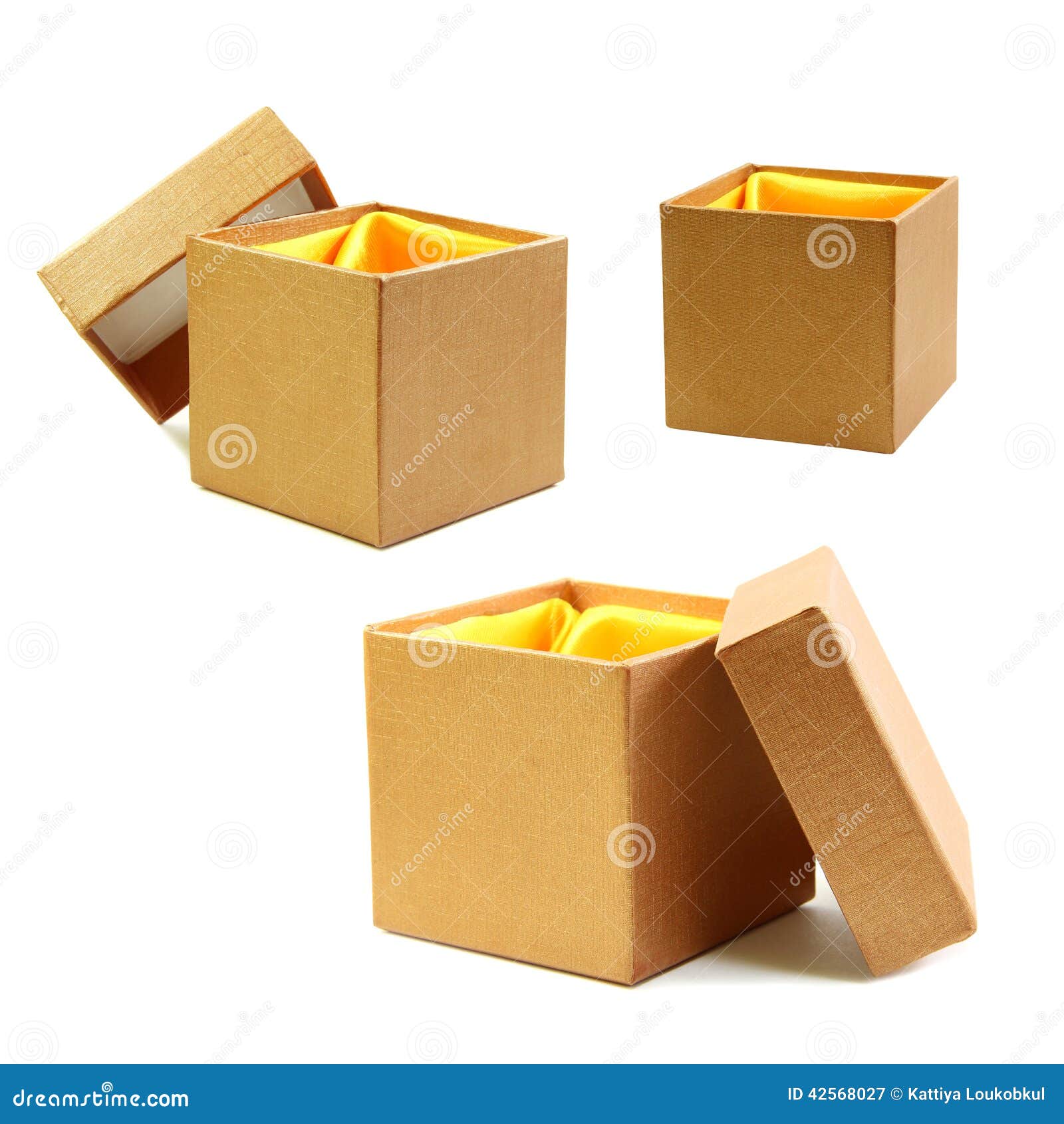 Gold Box Line with Yellow Cloth Stock Image - Image of utensils, gold ...