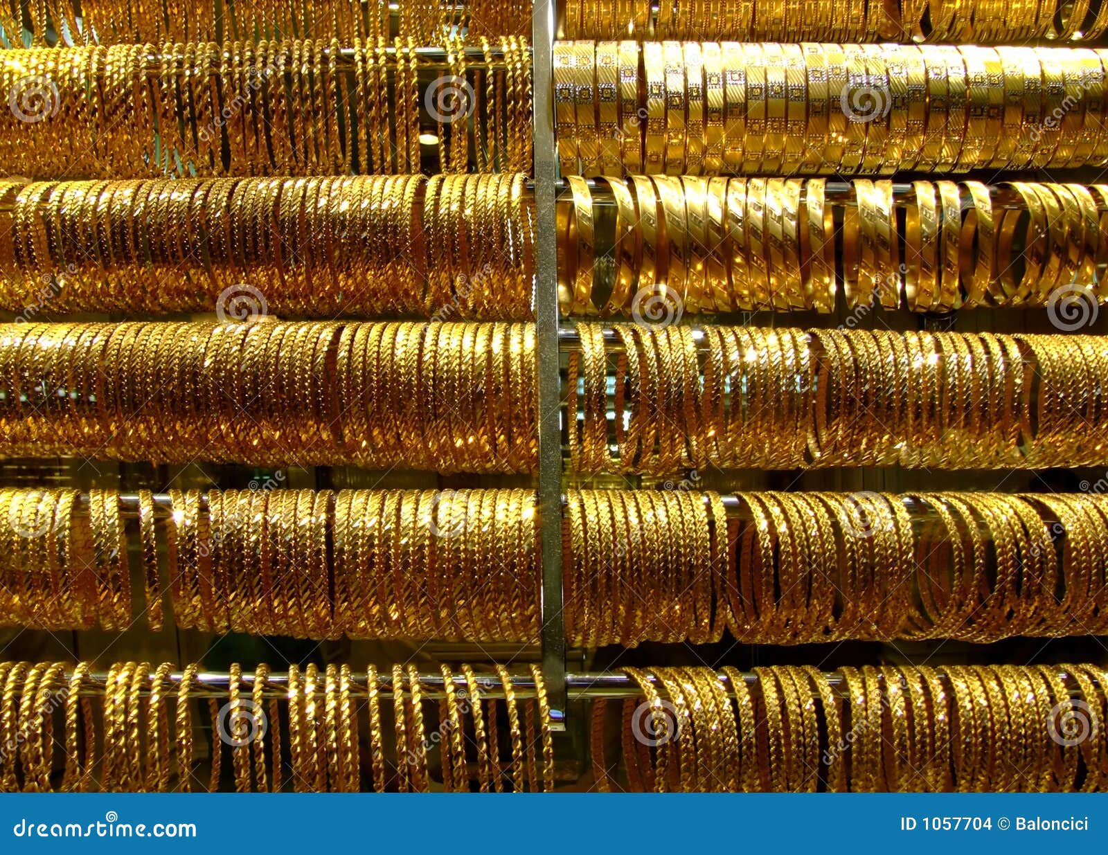 Gold bracelets stock photo. Image of string, gold, armlet - 1057704