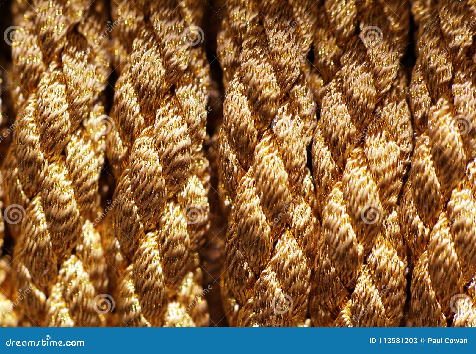 Gold braid rope background stock image. Image of abstract - 113581203