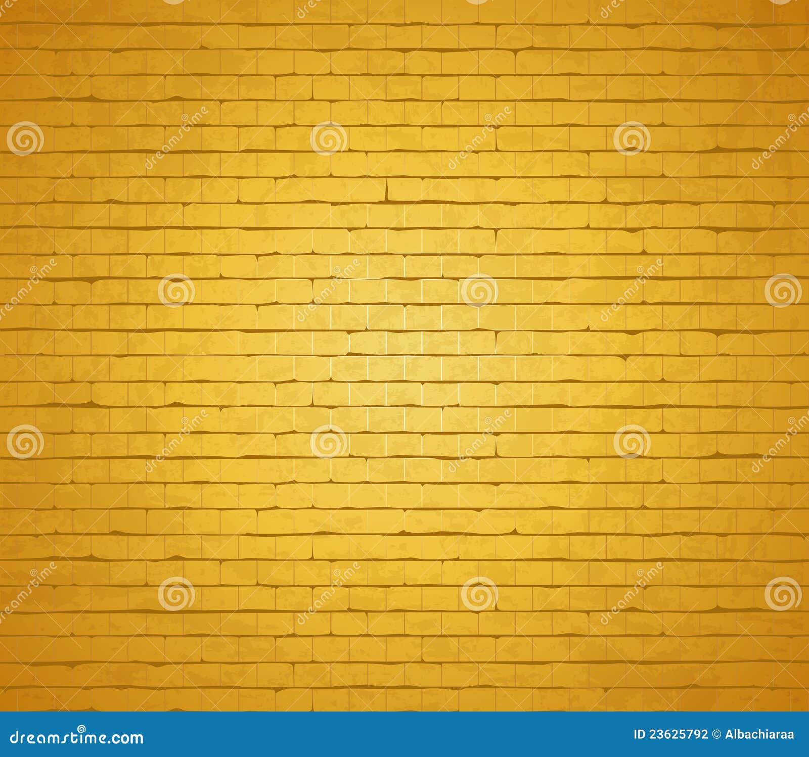 Gold brick wall. stock vector. Illustration of construction - 23625792