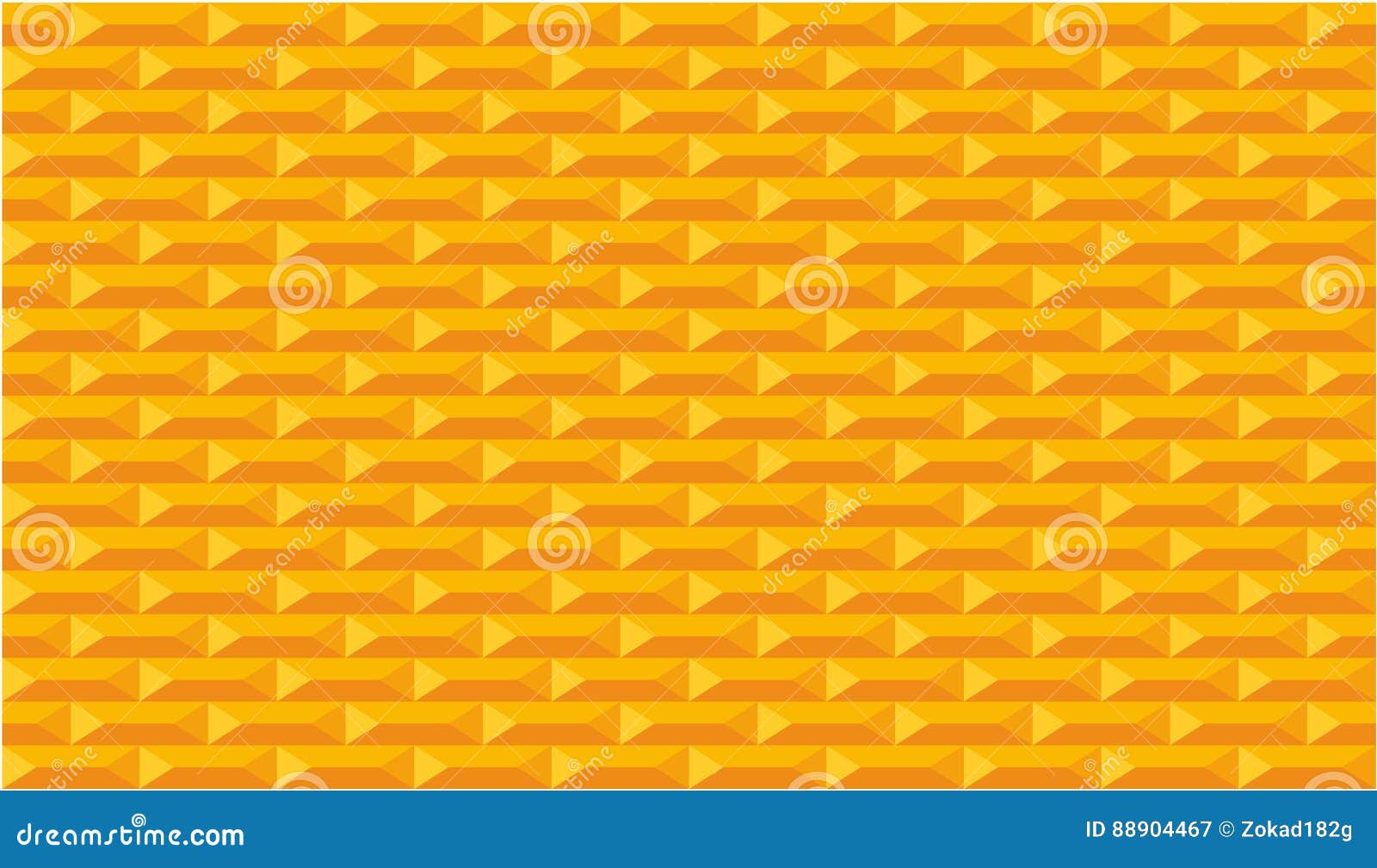 Gold Brick Wall Seamless Vector Pattern or Seamless Vector Background ...