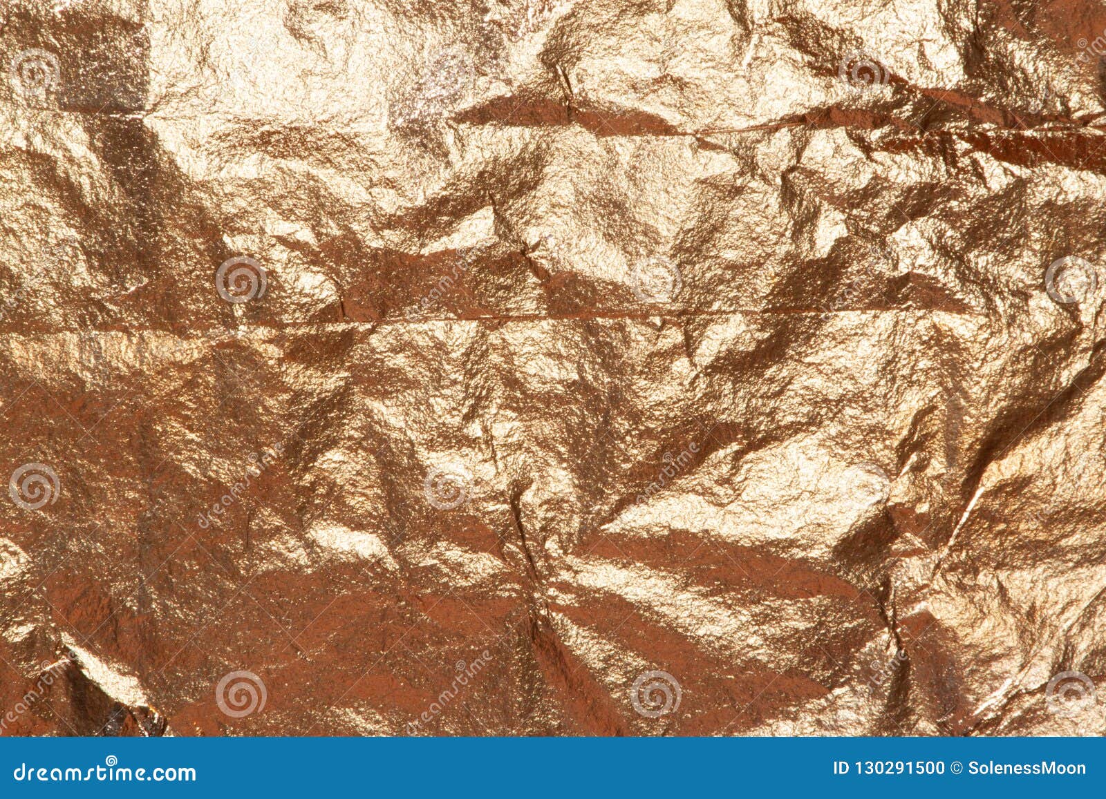 Gold Bright Shiny Texture of a Crumpled Sheet. Stock Photo - Image of ...