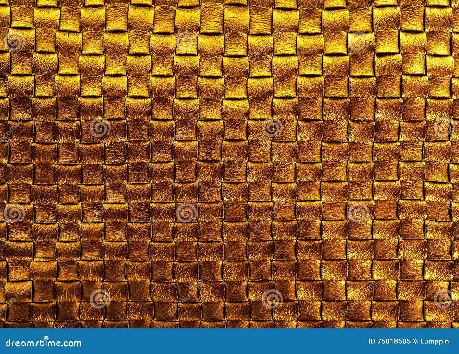 Gold Bronze Braided Leather Texture Background Stock Image - Image of ...