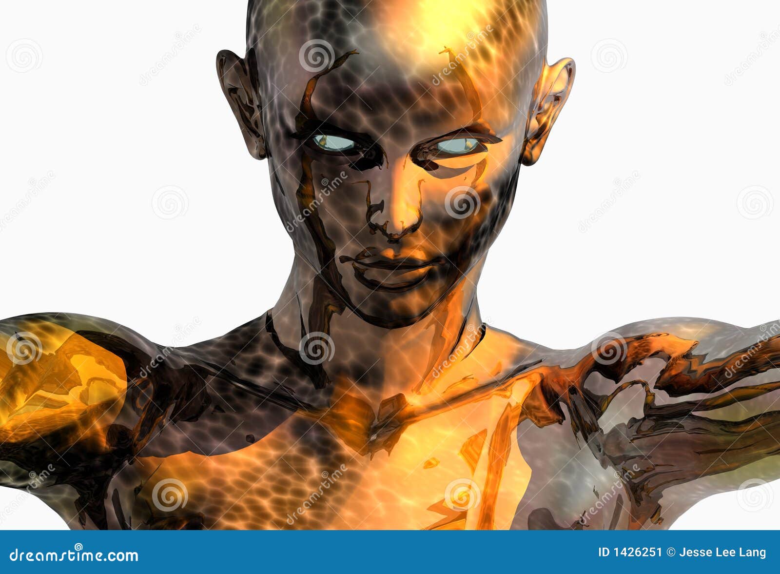 Gold and Bronze Marble Girl Stock Illustration - Illustration of girls ...