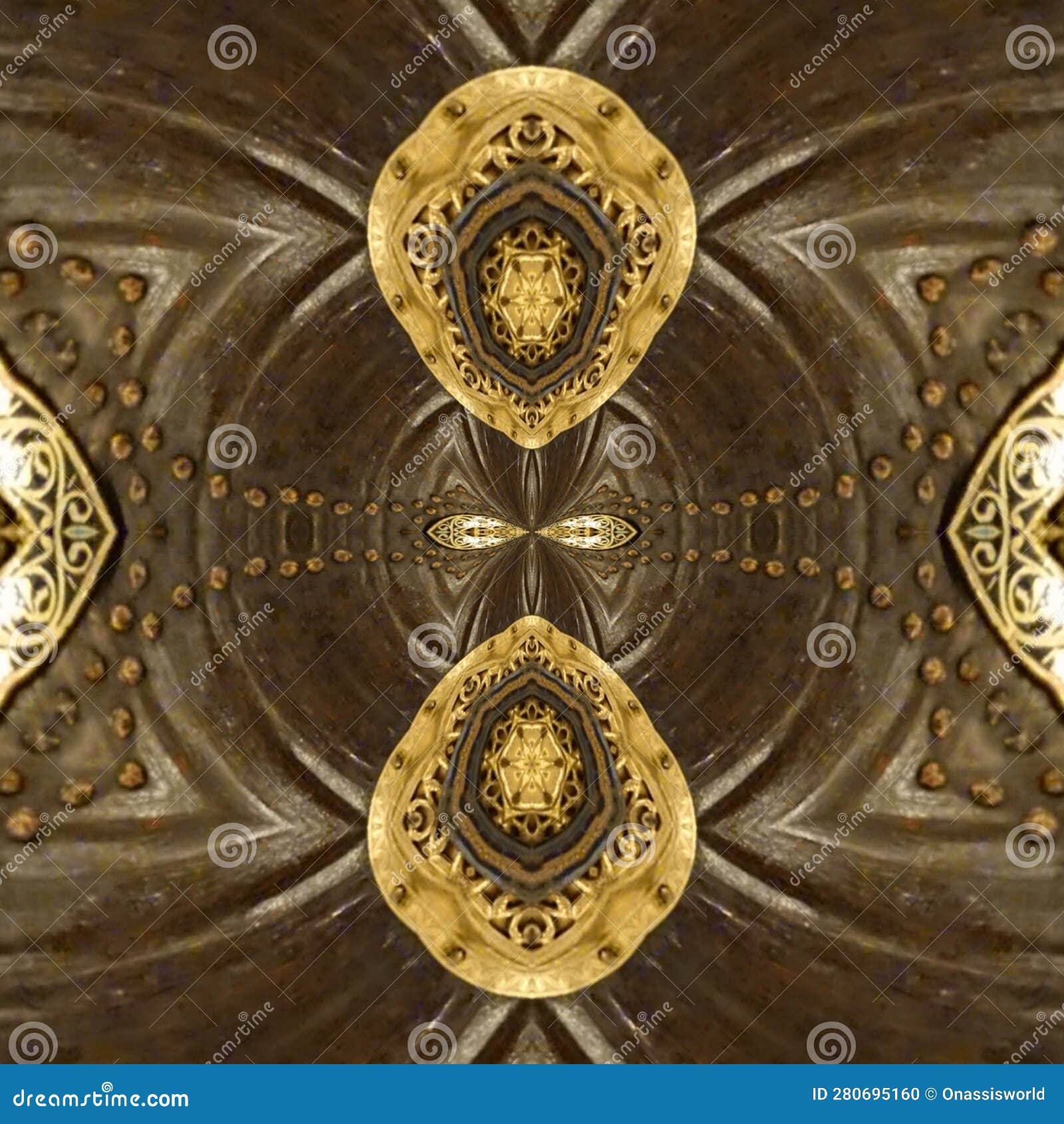 Gold Brown Abstract Background Shapes Textures and Blurs Stock ...