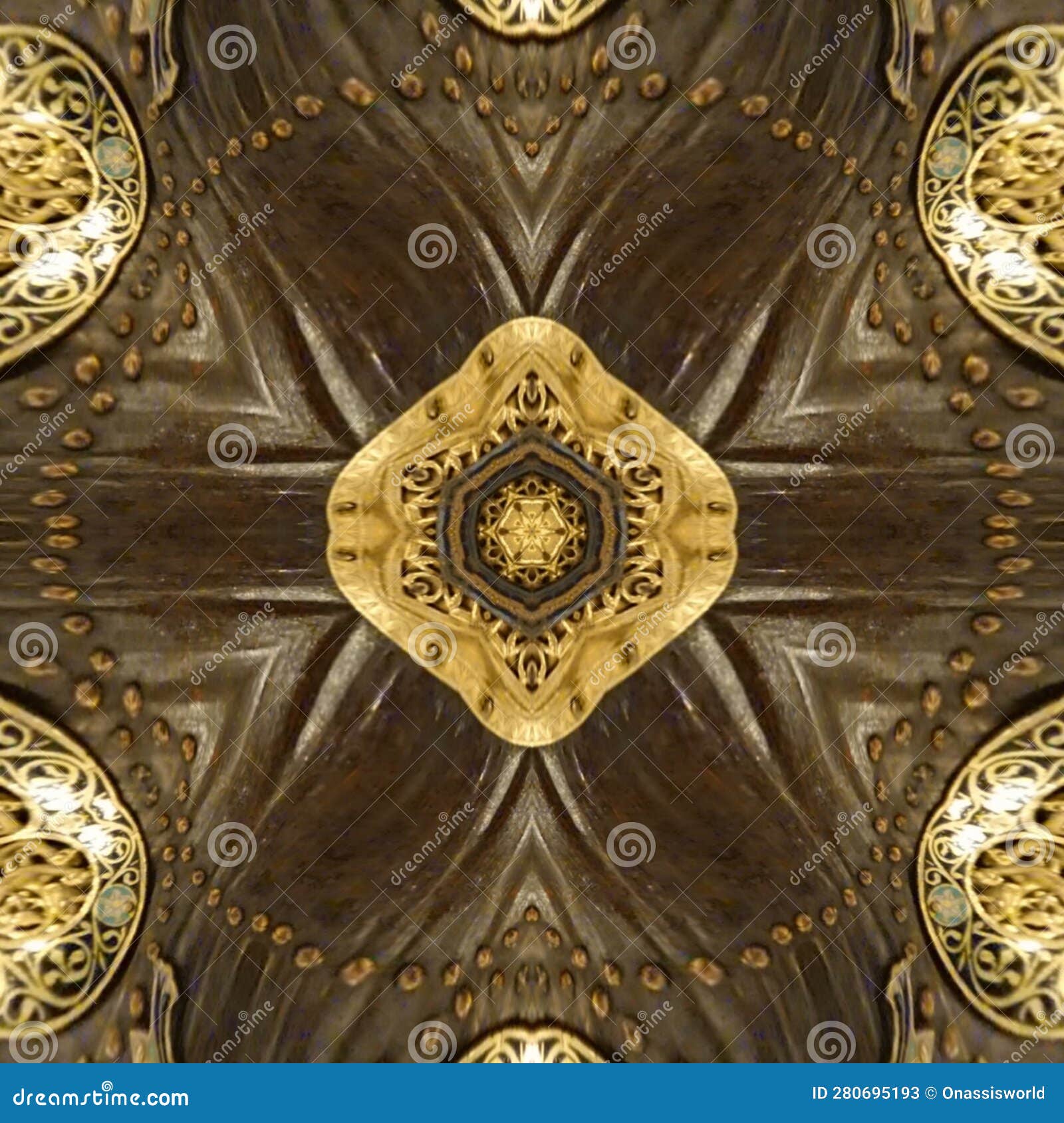 Gold Brown Abstract Background Shapes Textures and Blurs Stock ...