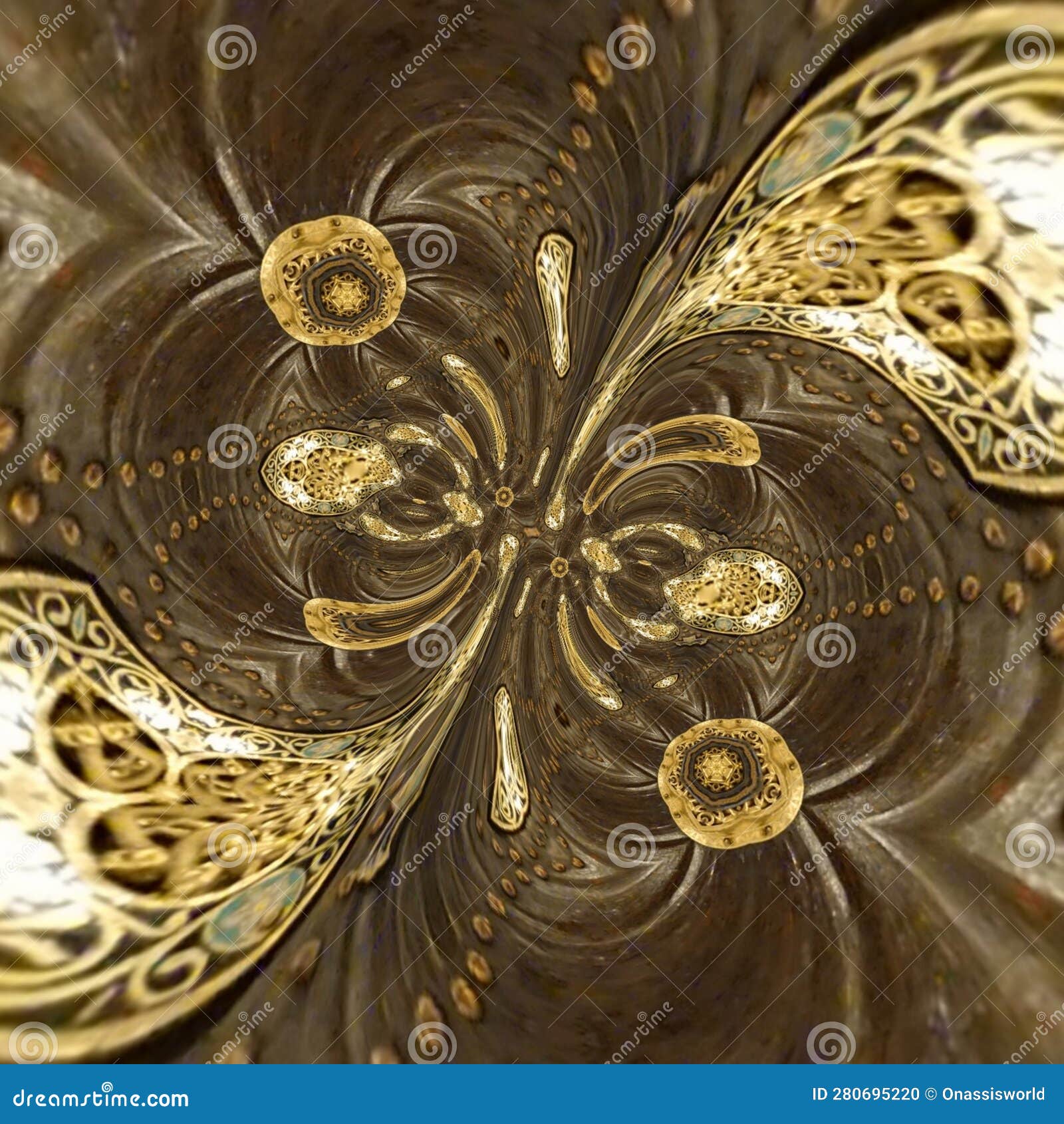 Gold Brown Abstract Background Shapes Textures and Blurs Stock ...