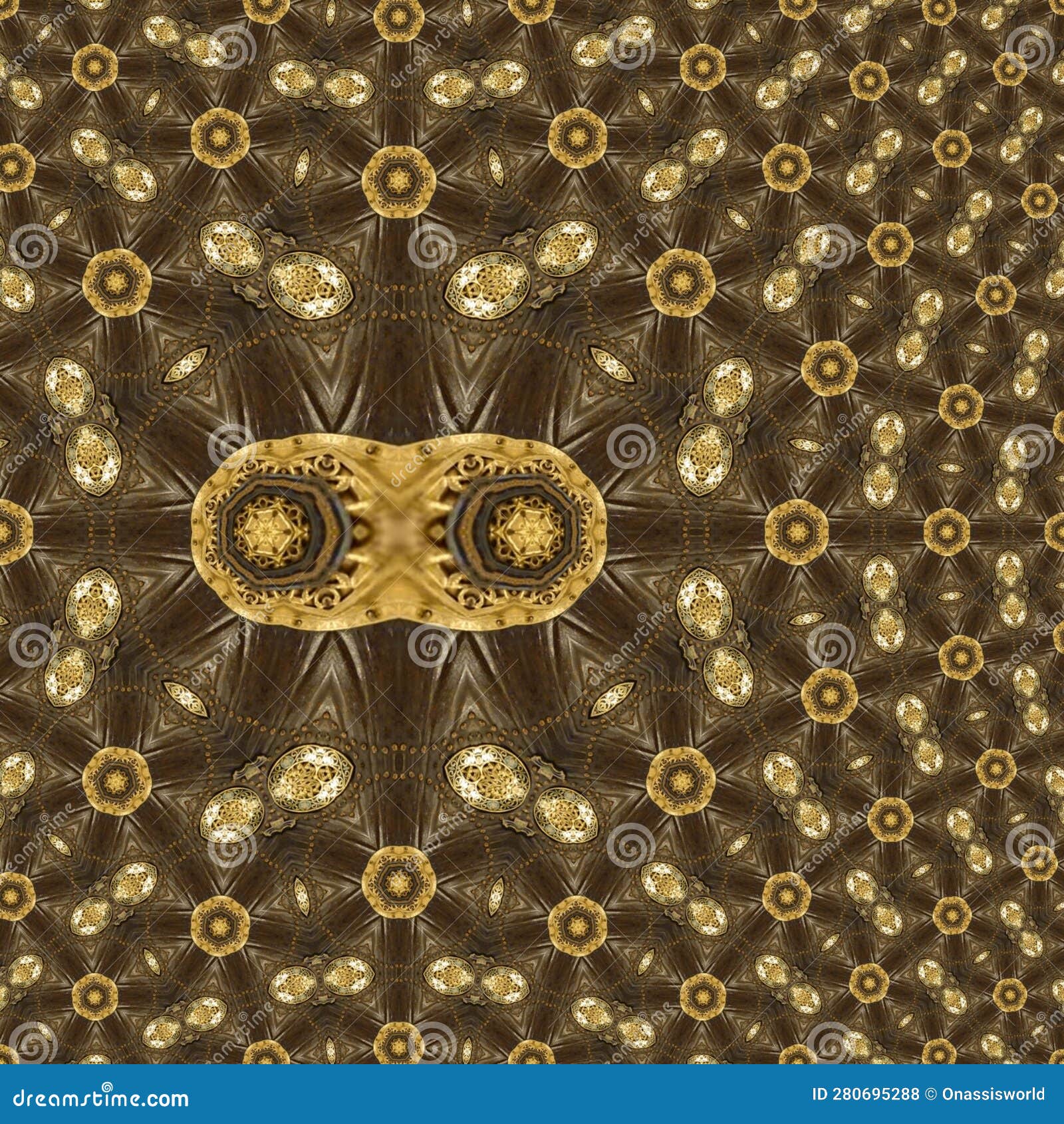 Gold Brown Abstract Background Shapes Textures and Blurs Stock ...