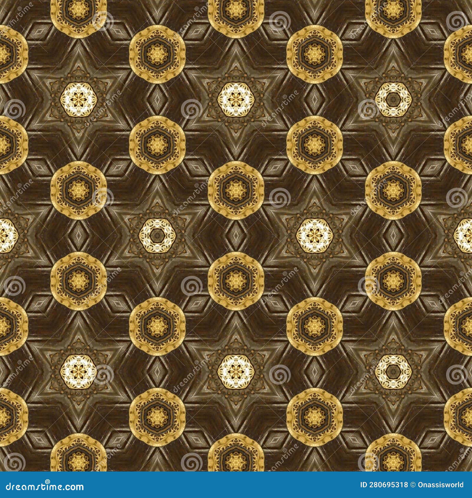 Gold Brown Abstract Background Shapes Textures and Blurs Stock ...