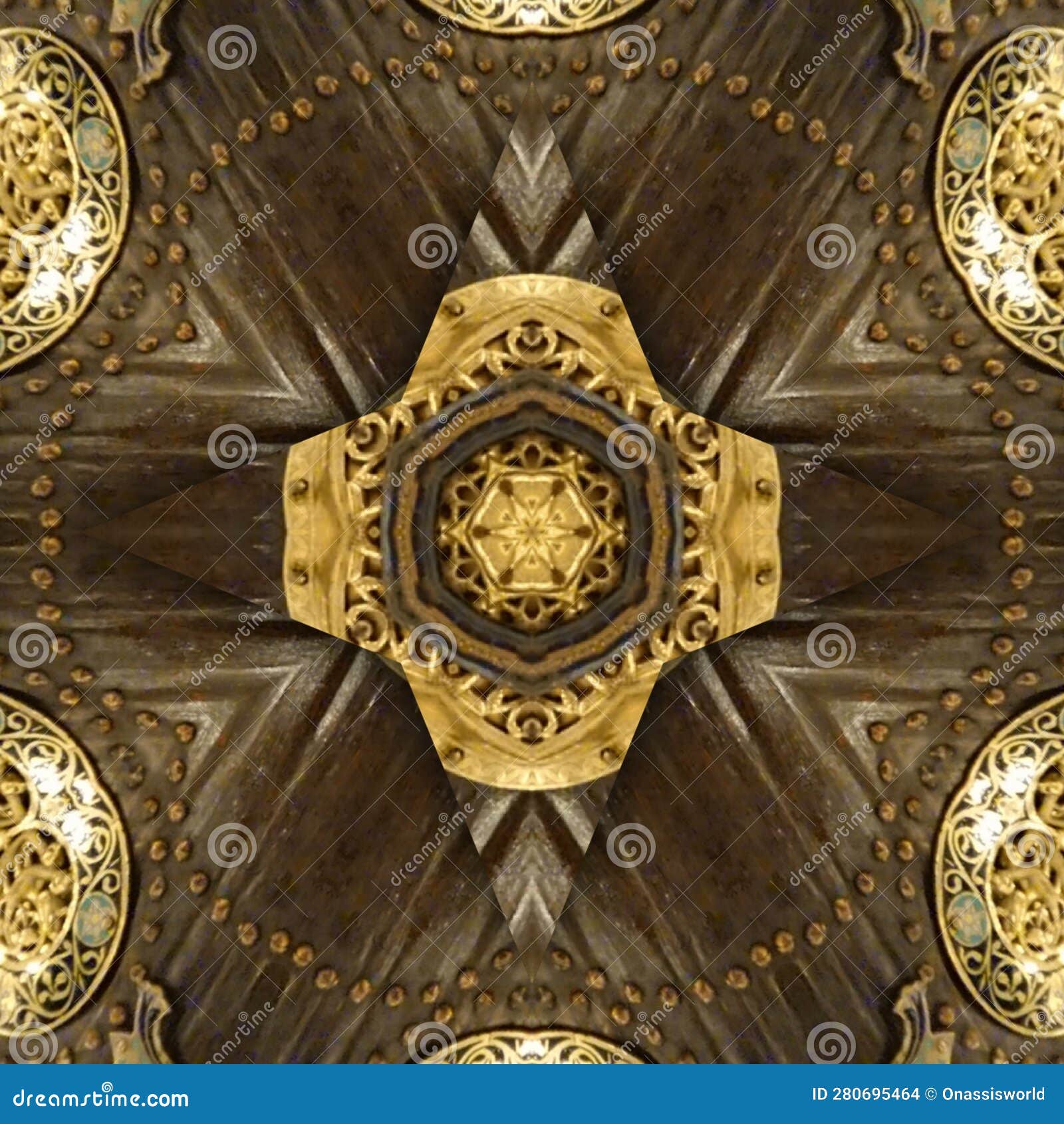 Gold Brown Abstract Background Shapes Textures and Blurs Stock ...