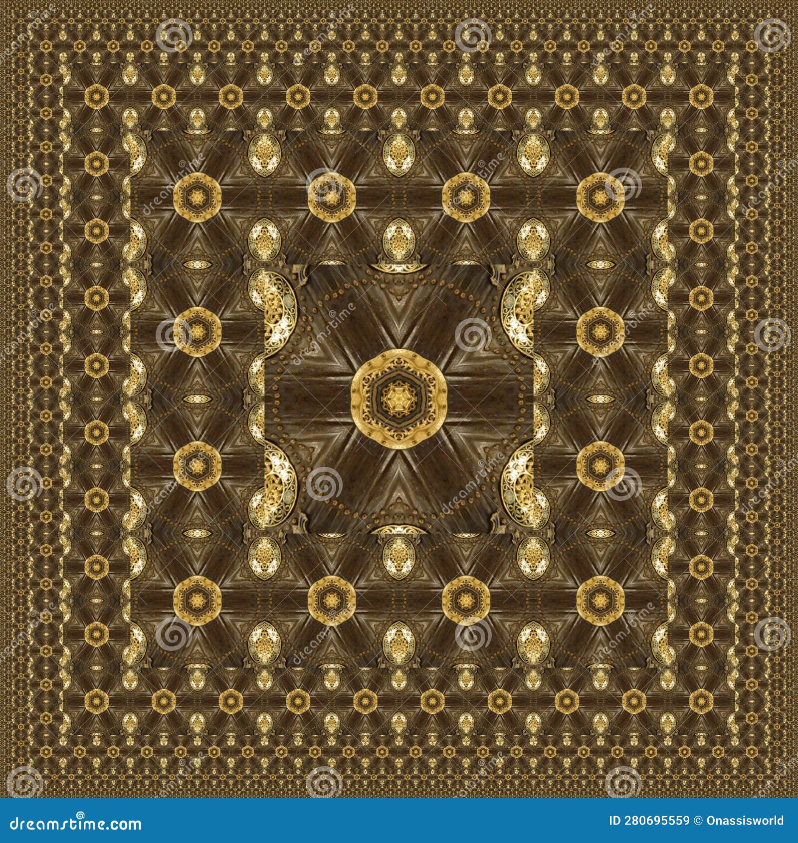 Gold Brown Abstract Background Shapes Textures and Blurs Stock ...