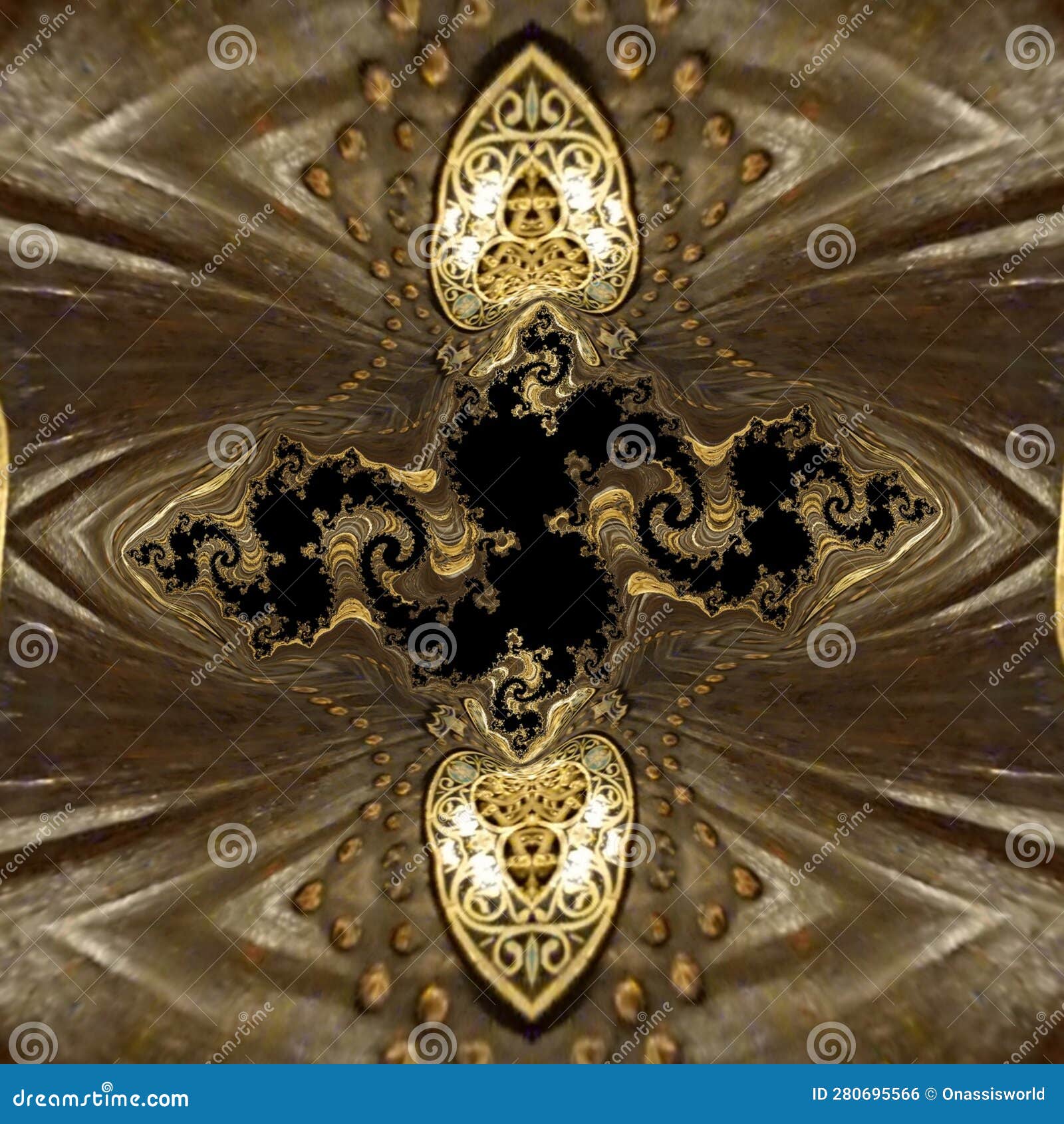 Gold Brown Abstract Background Shapes Textures and Blurs Stock ...