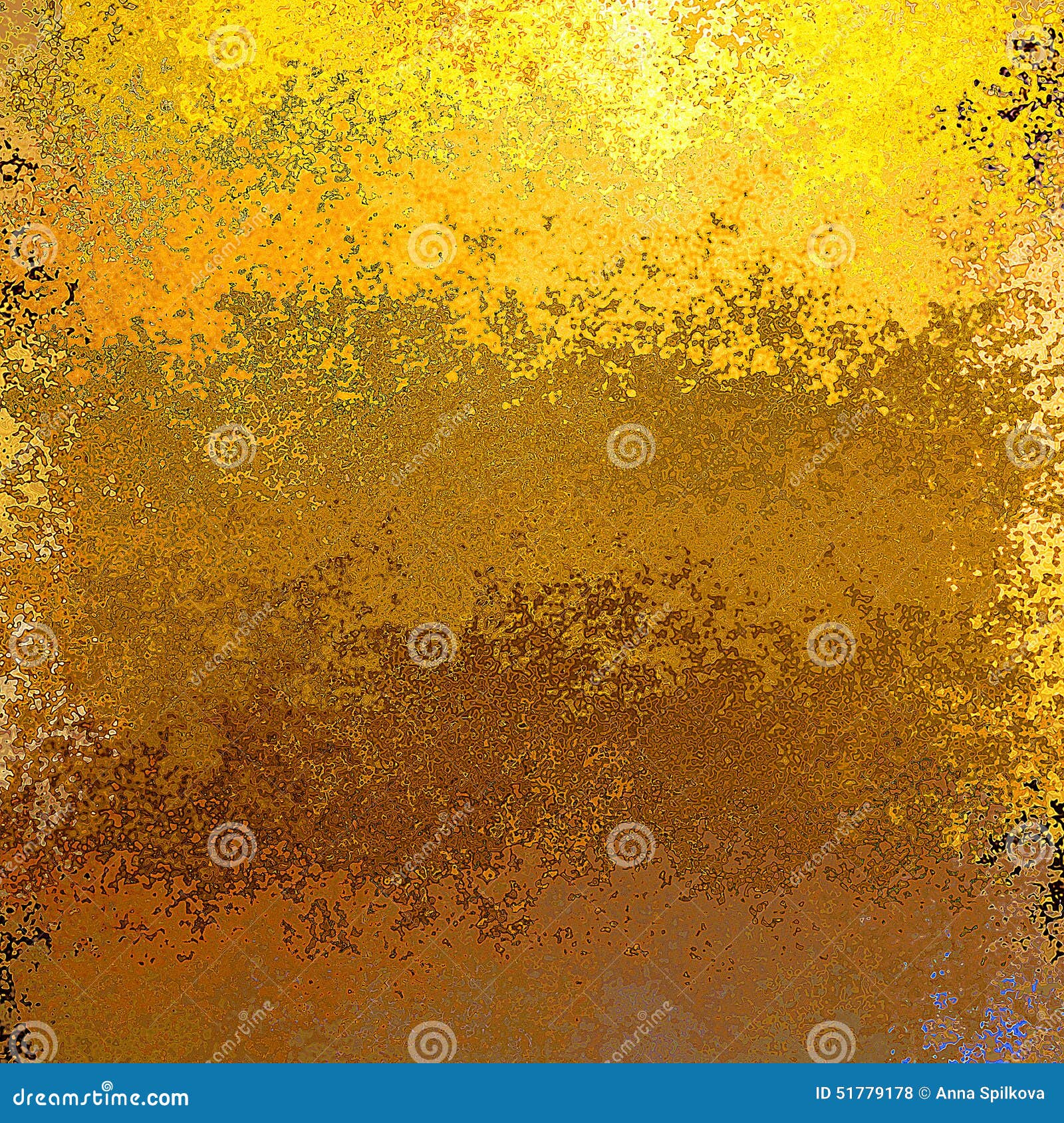 Gold and Brown Abstract Rusty Flaking Background Stock Illustration ...